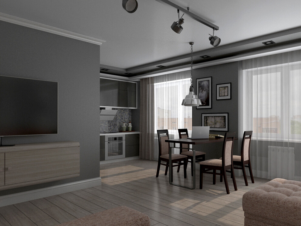 ArtStation - Room in gray
