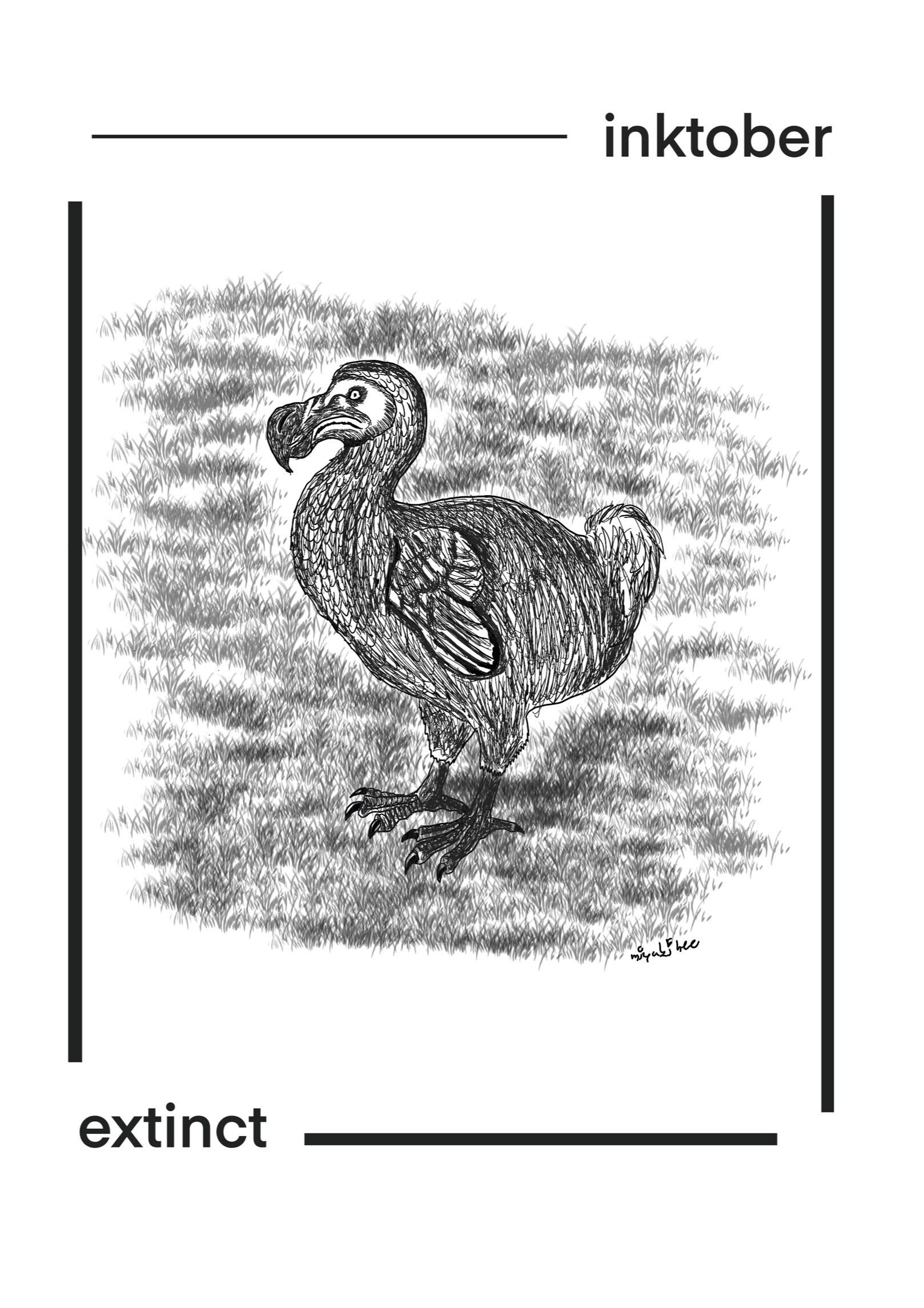 ArtStation - Inktober 2021 - Day 24 - Extinct
