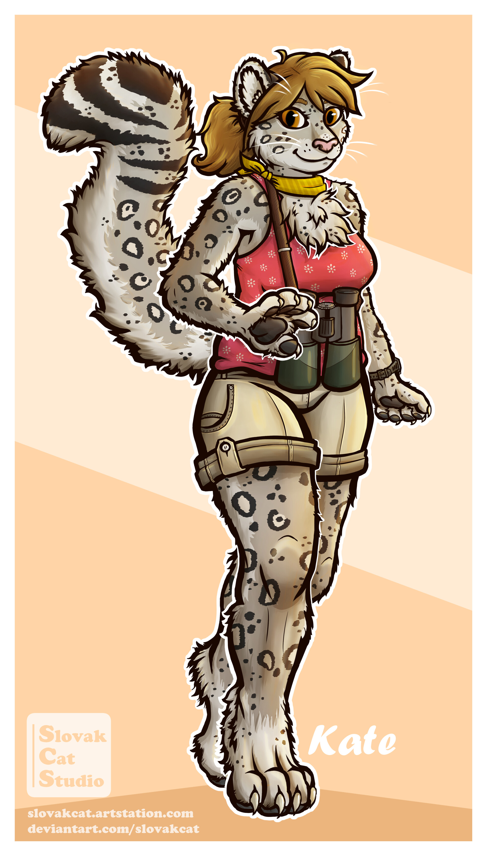 ArtStation - Kate - Snow Leopard