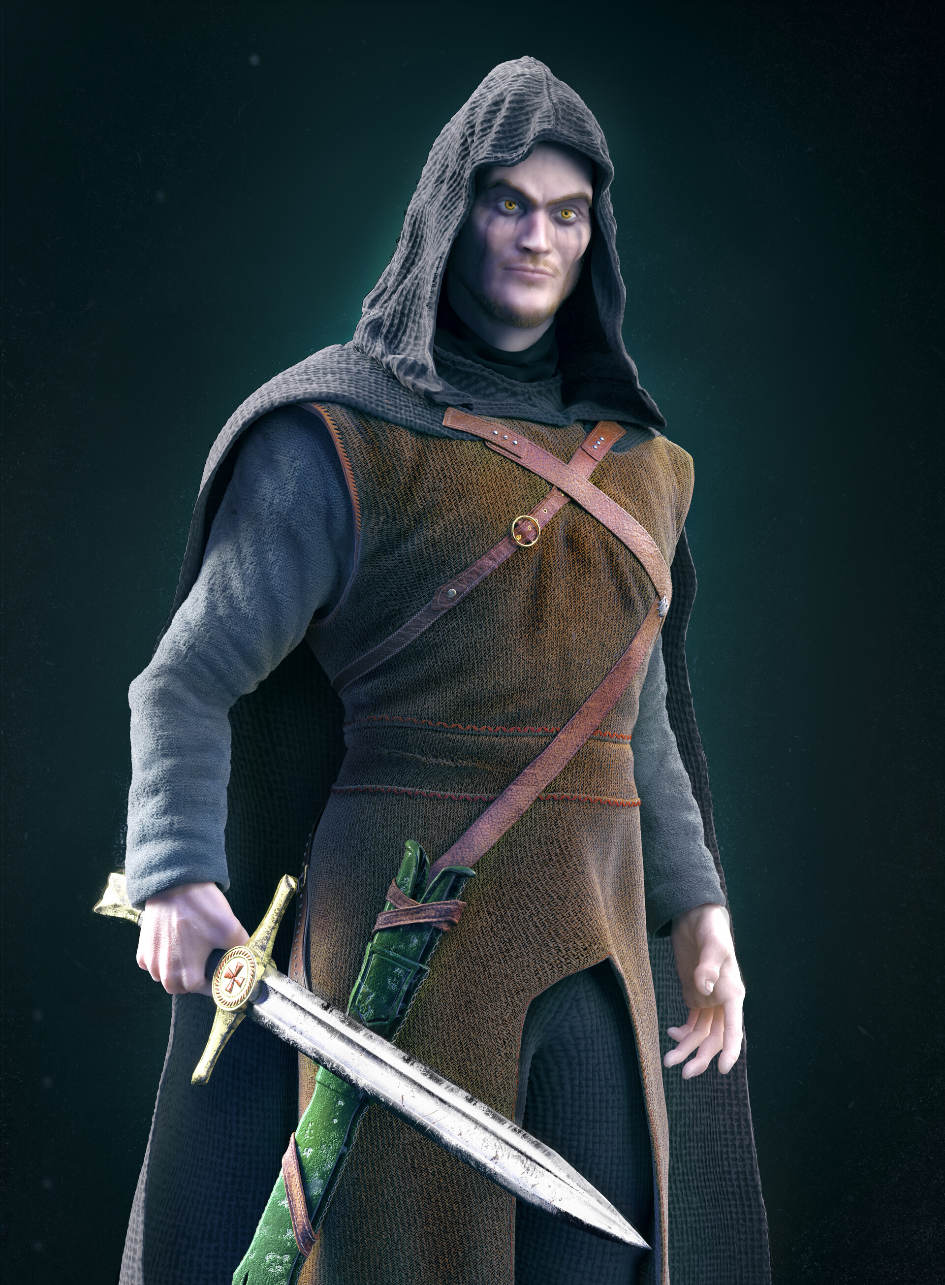 ArtStation - Weeping Monk