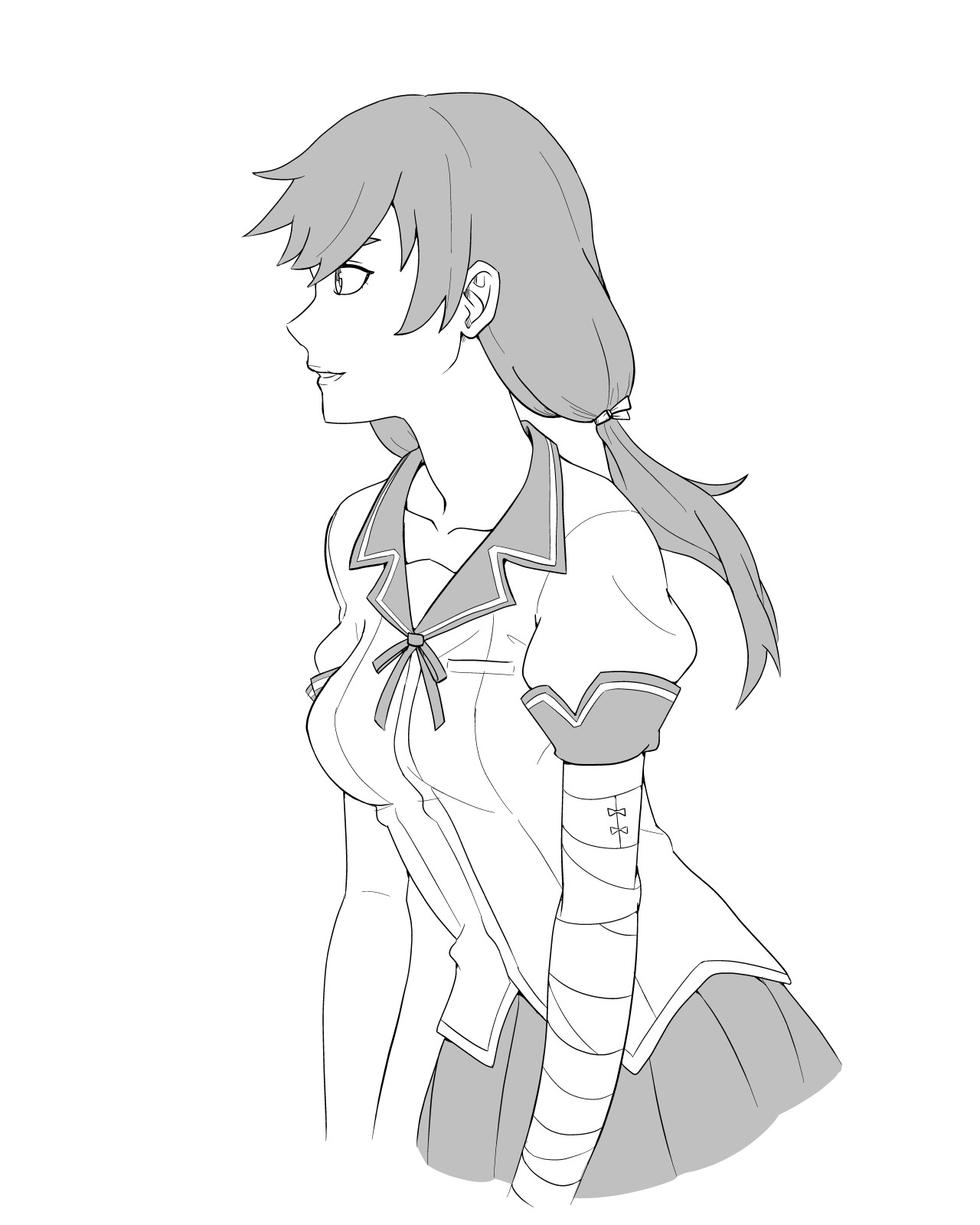 yandere simulator coloring pages