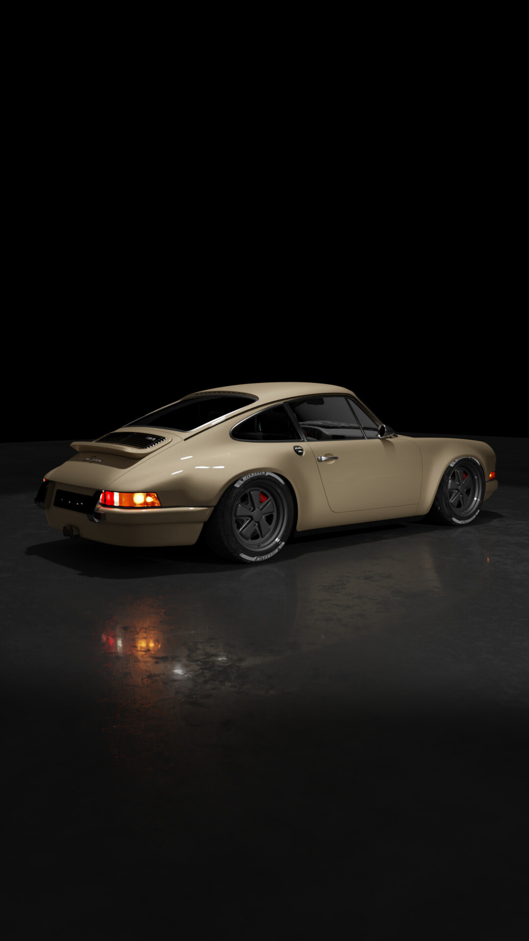 ArtStation - car illustraion inspired by porsche 911