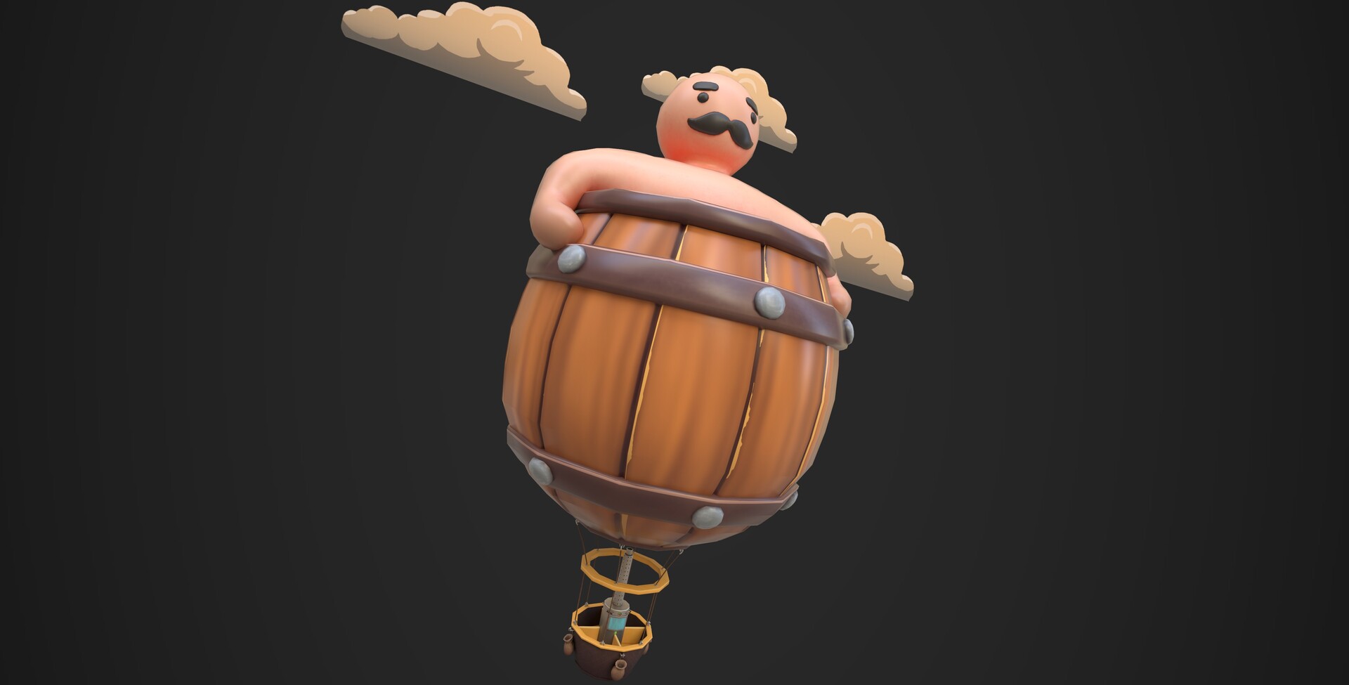 ArtStation - World Skills Barrel Tub Air Balloon.