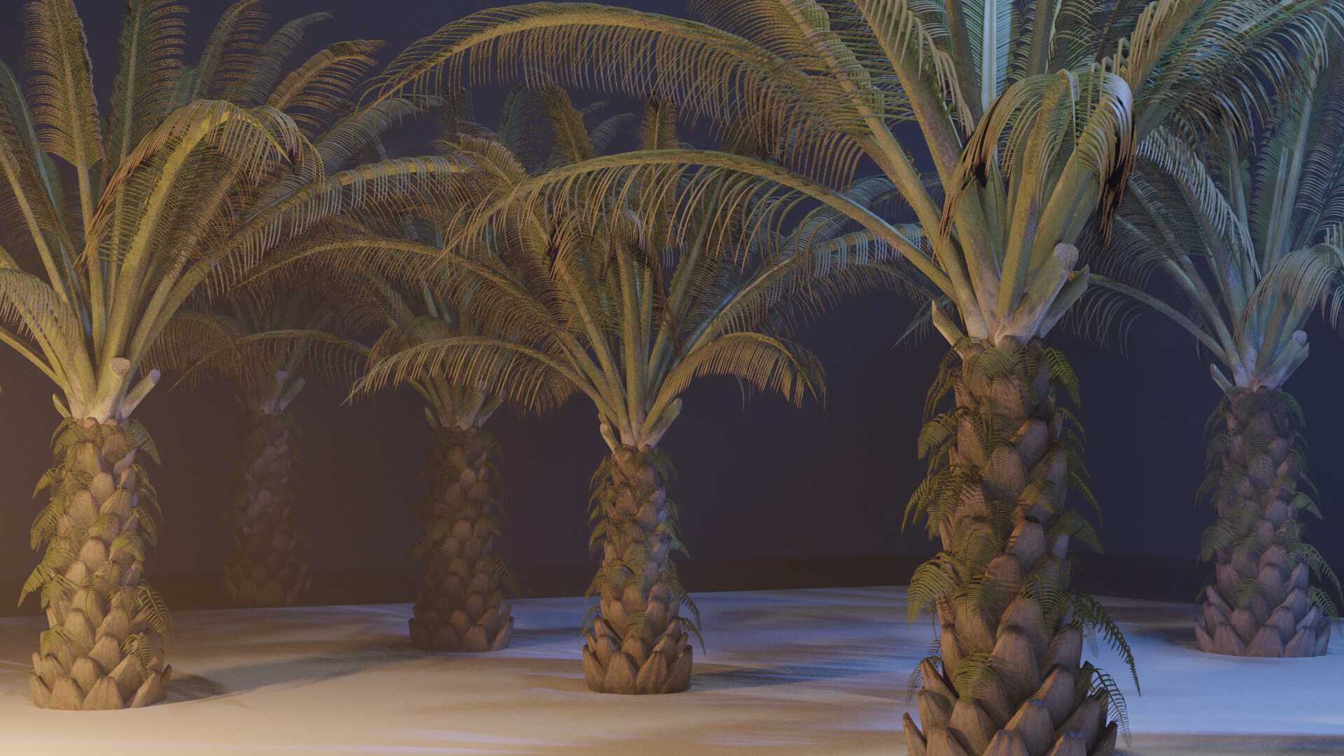ArtStation - Oil Palm Tree Model