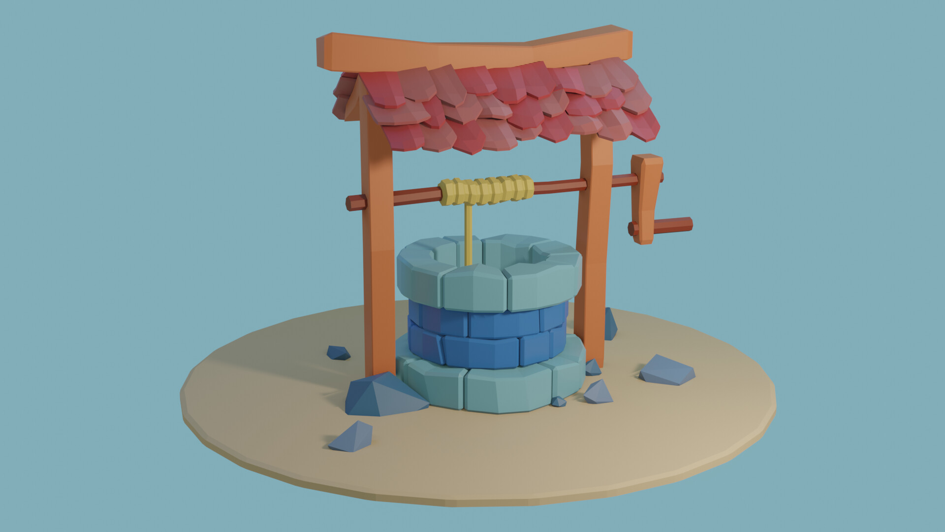 Gi - Blender Low Poly Studies 2020