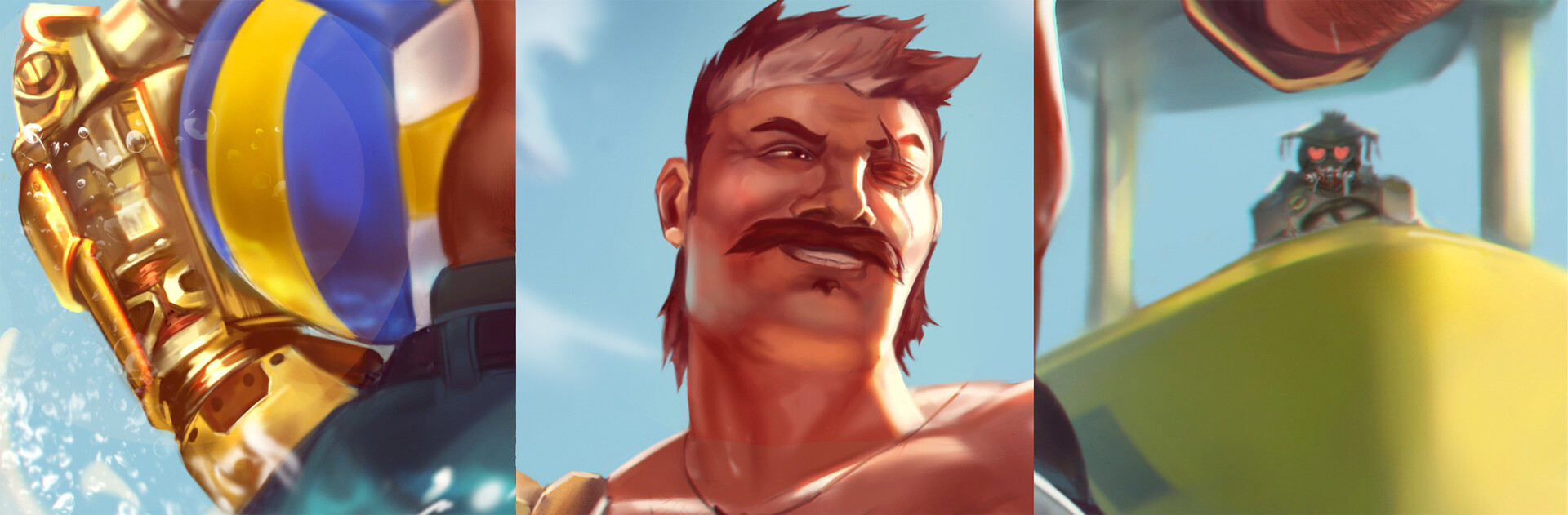 Pool Party Graves Fan Art