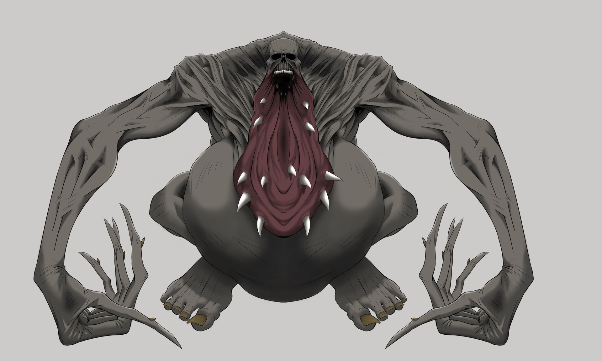 ArtStation - Zombie boss concept art