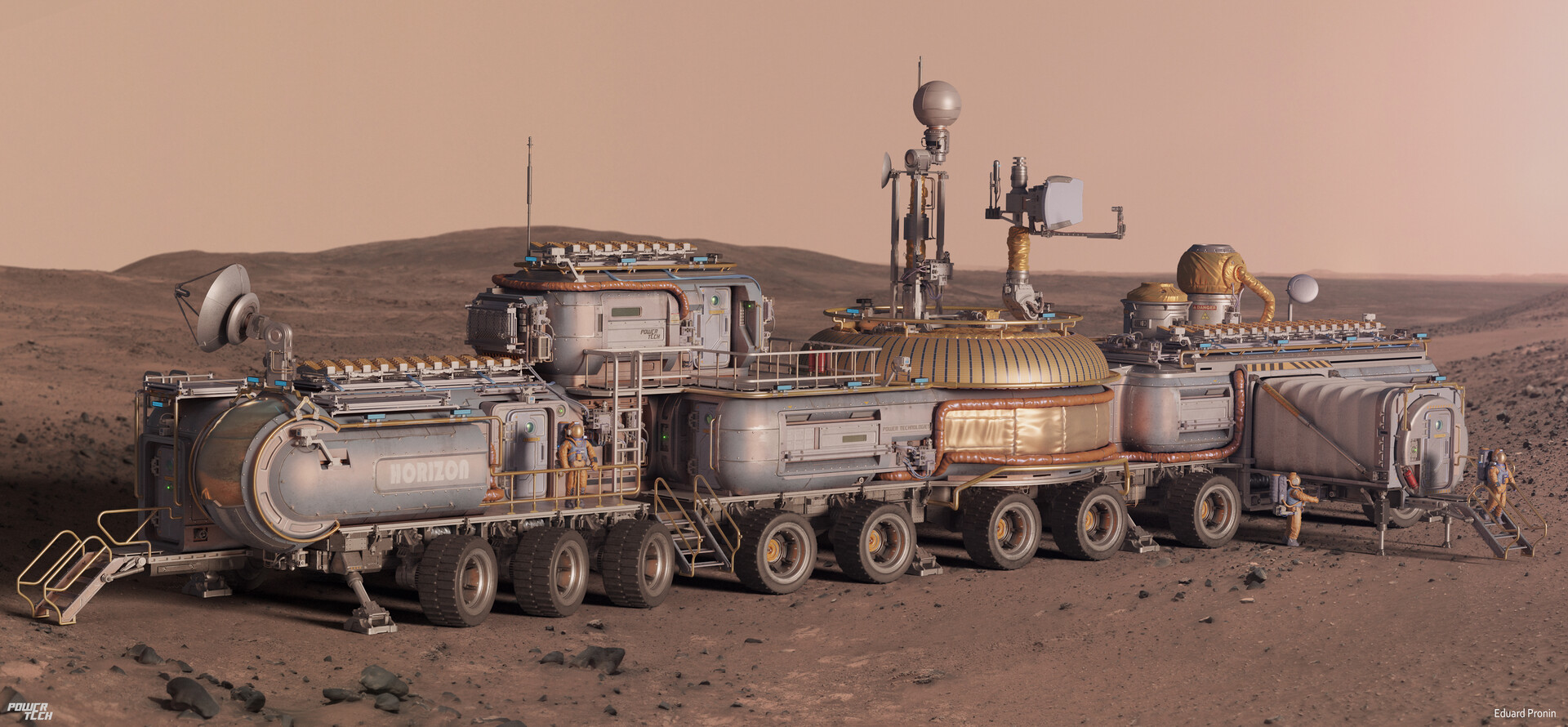 ArtStation - Martian Mobile Research Station