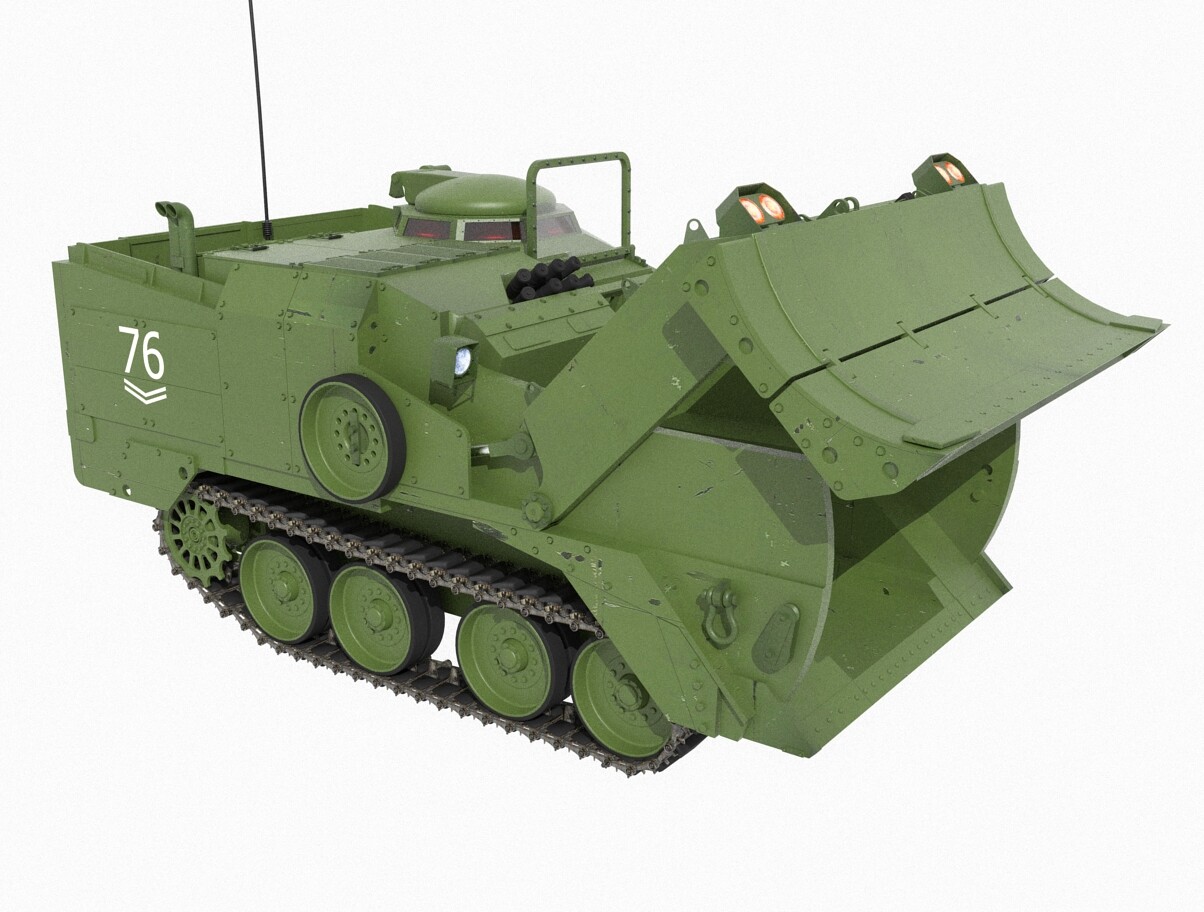 ArtStation - M9 ACE Armored Tractor