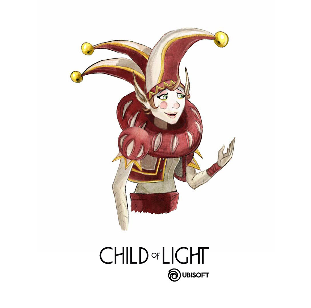 ArtStation - CHILD OF LIGHT CHARACTER