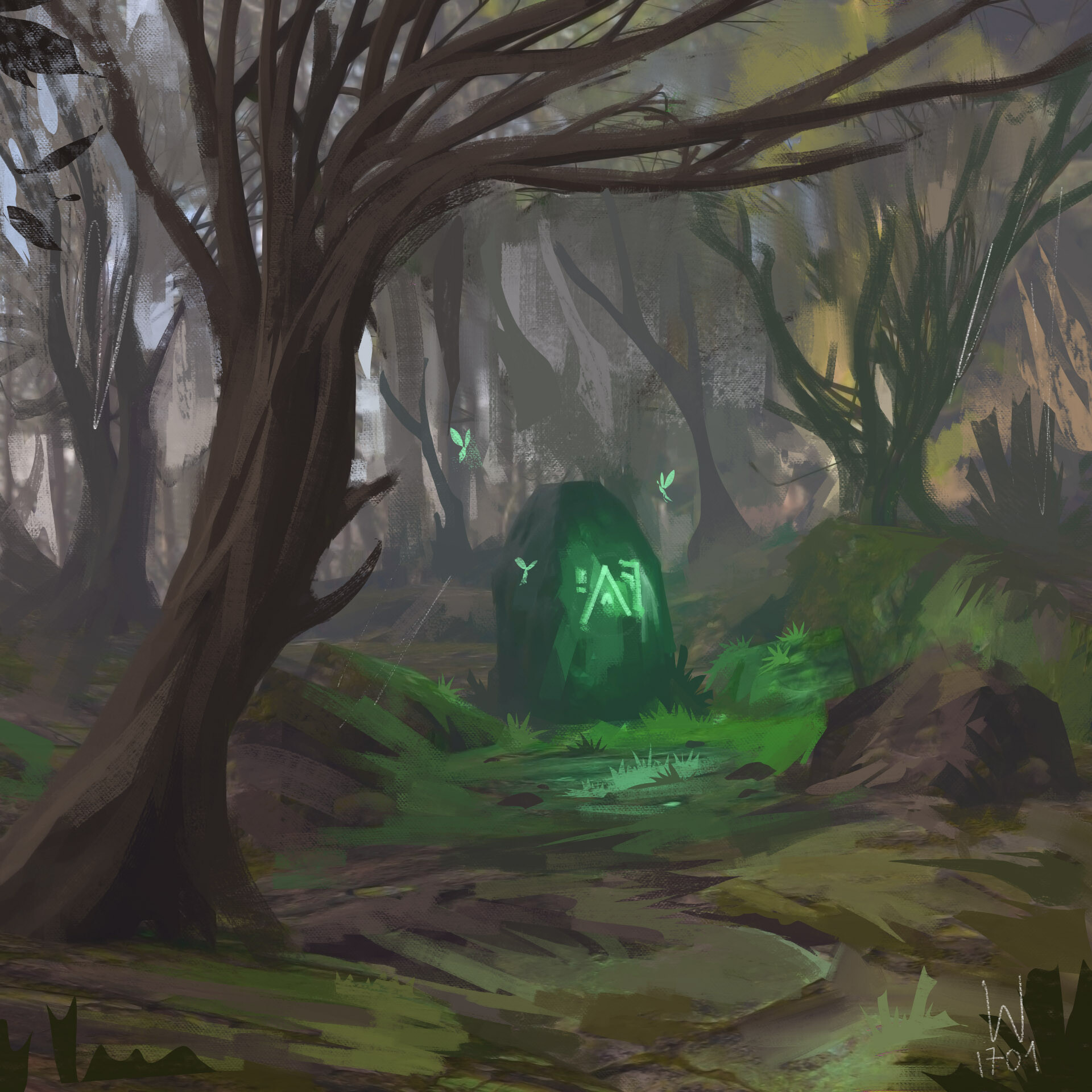 ArtStation - Forest Stone