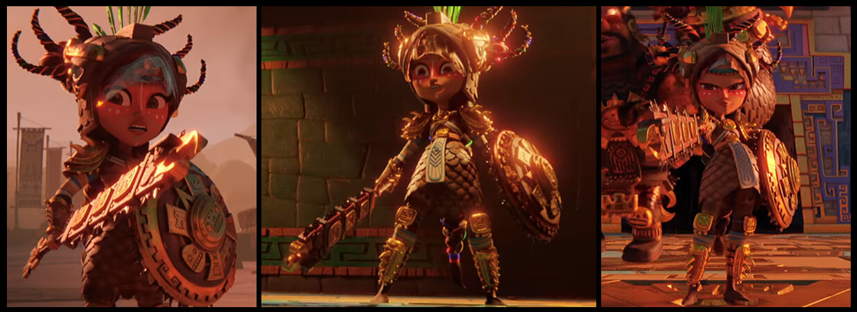 Valeria Guenette - Character Surfacing/Lookdev- Maya and the Three