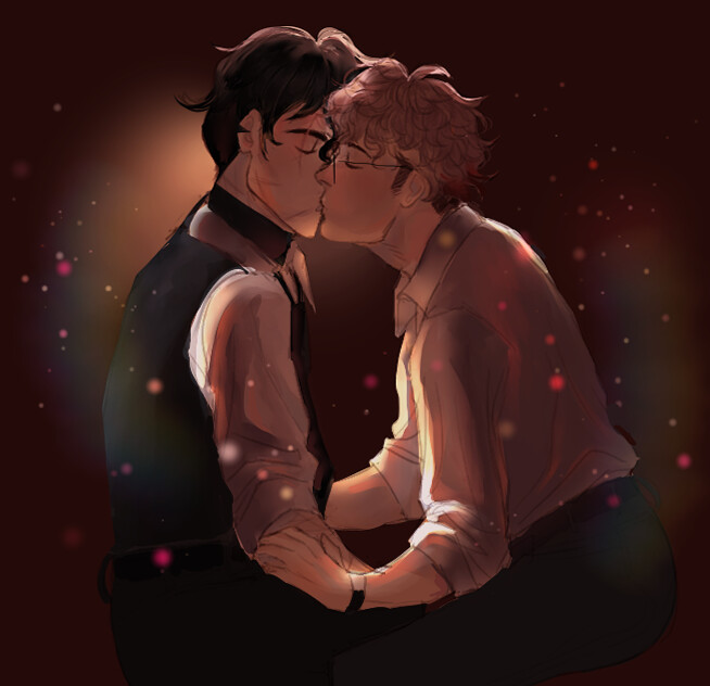 Drarry Kiss Fan Art