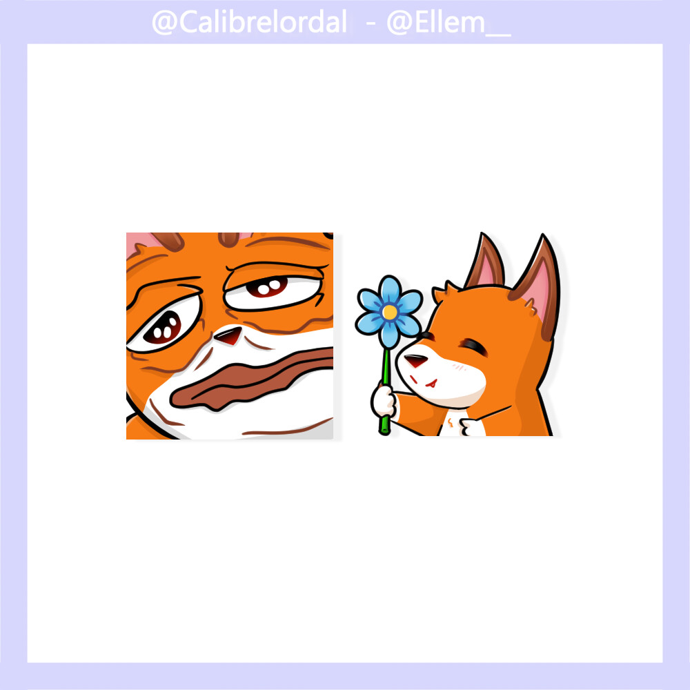 ArtStation - Twitch emotes for Larxa