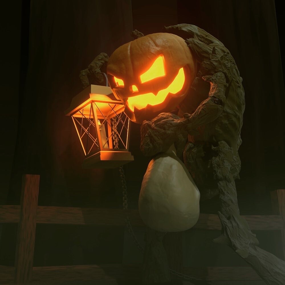 ArtStation - Pumpkin Monster