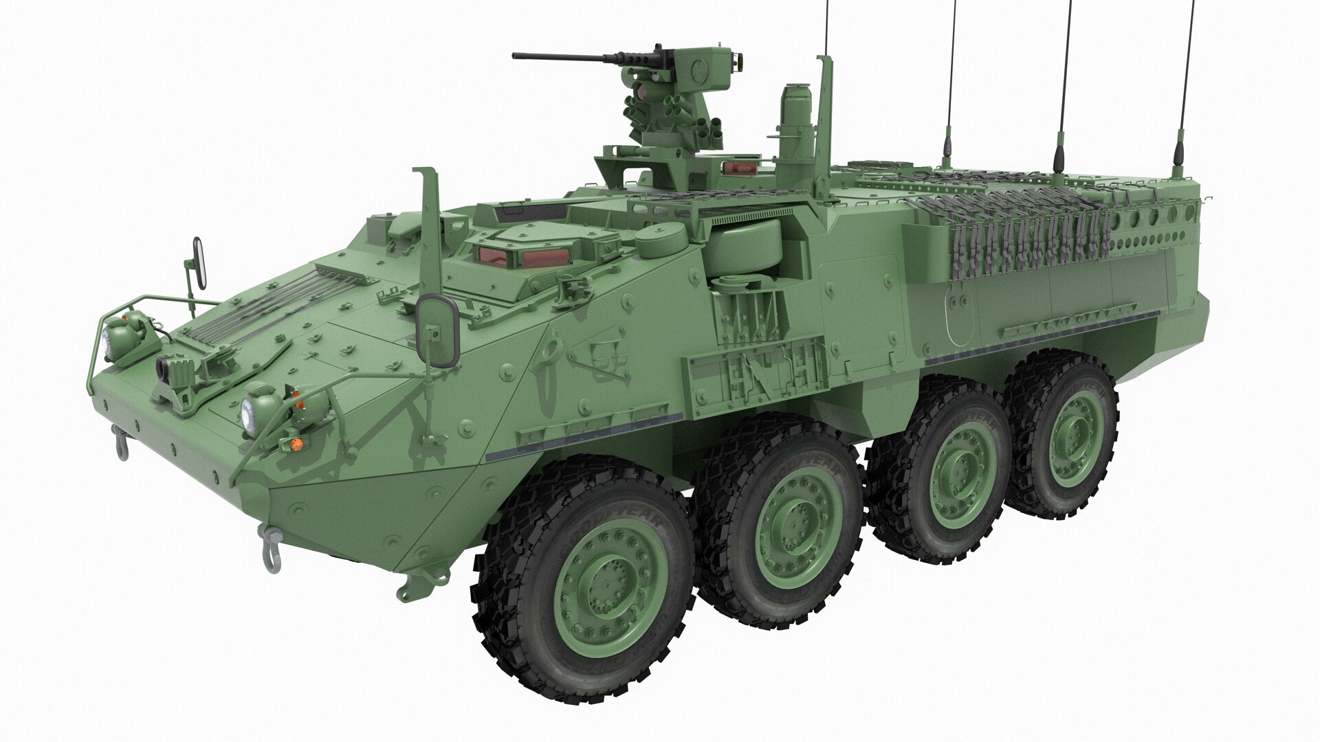 ArtStation - Armored Vehicle Stryker M1135