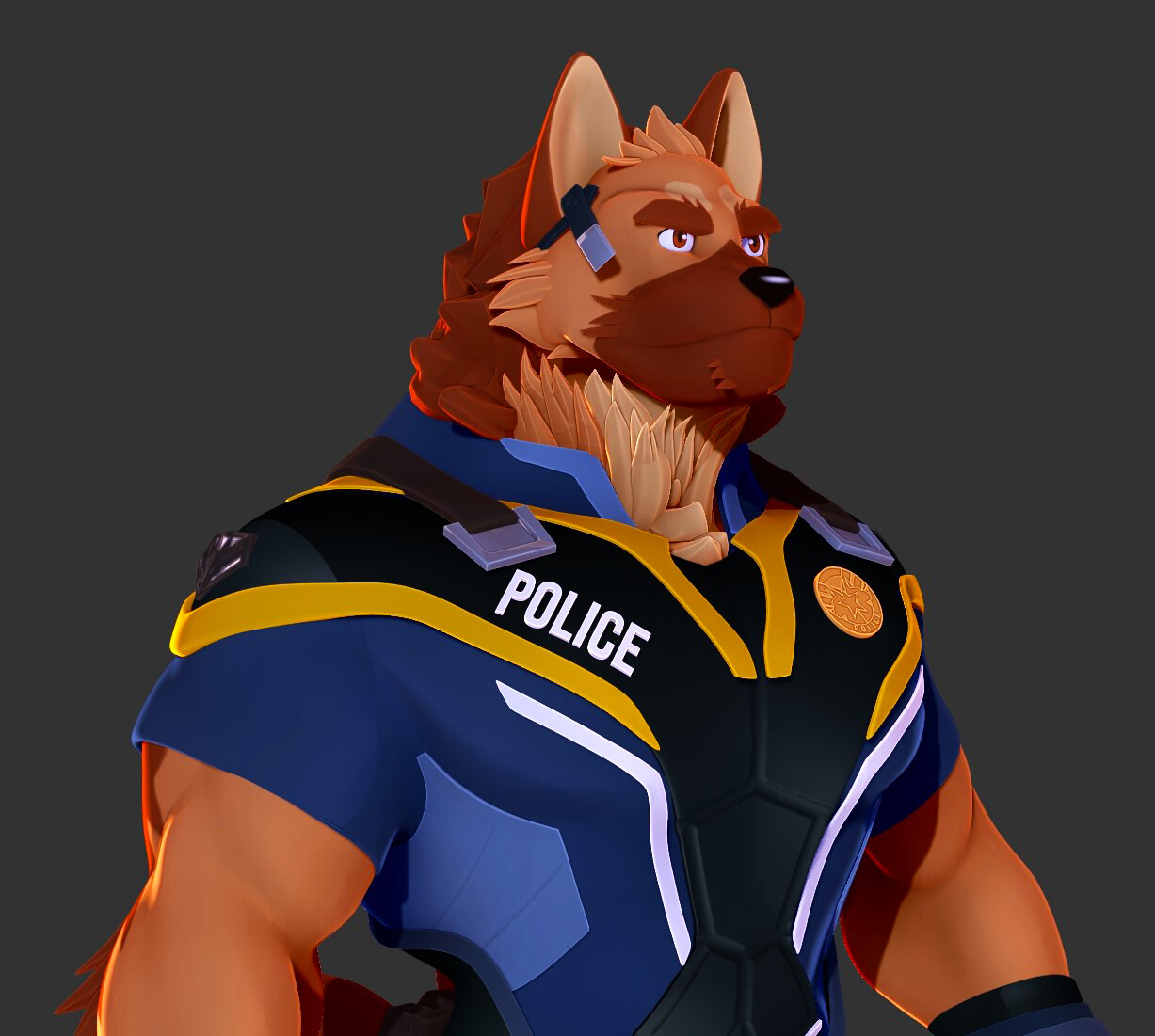 ArtStation - Dog police