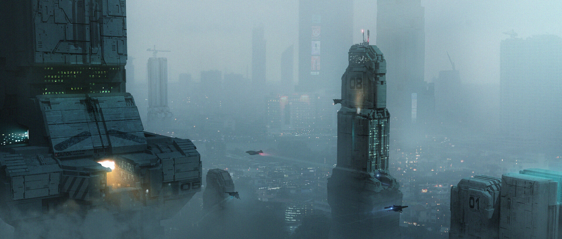 ArtStation - The City Of Fog