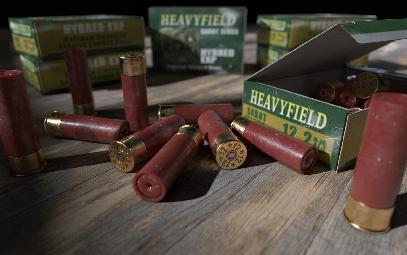 ArtStation - 3D Shotgun Shells