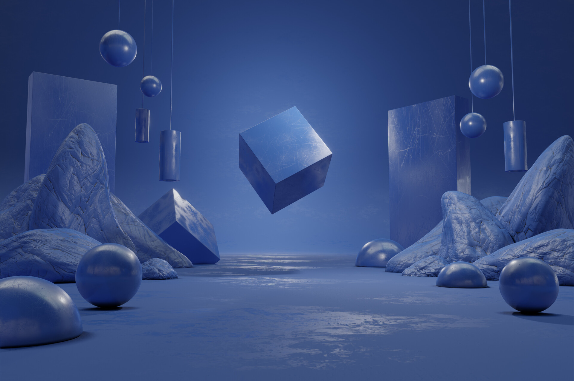 ArtStation - 3 3D Colour Scenes