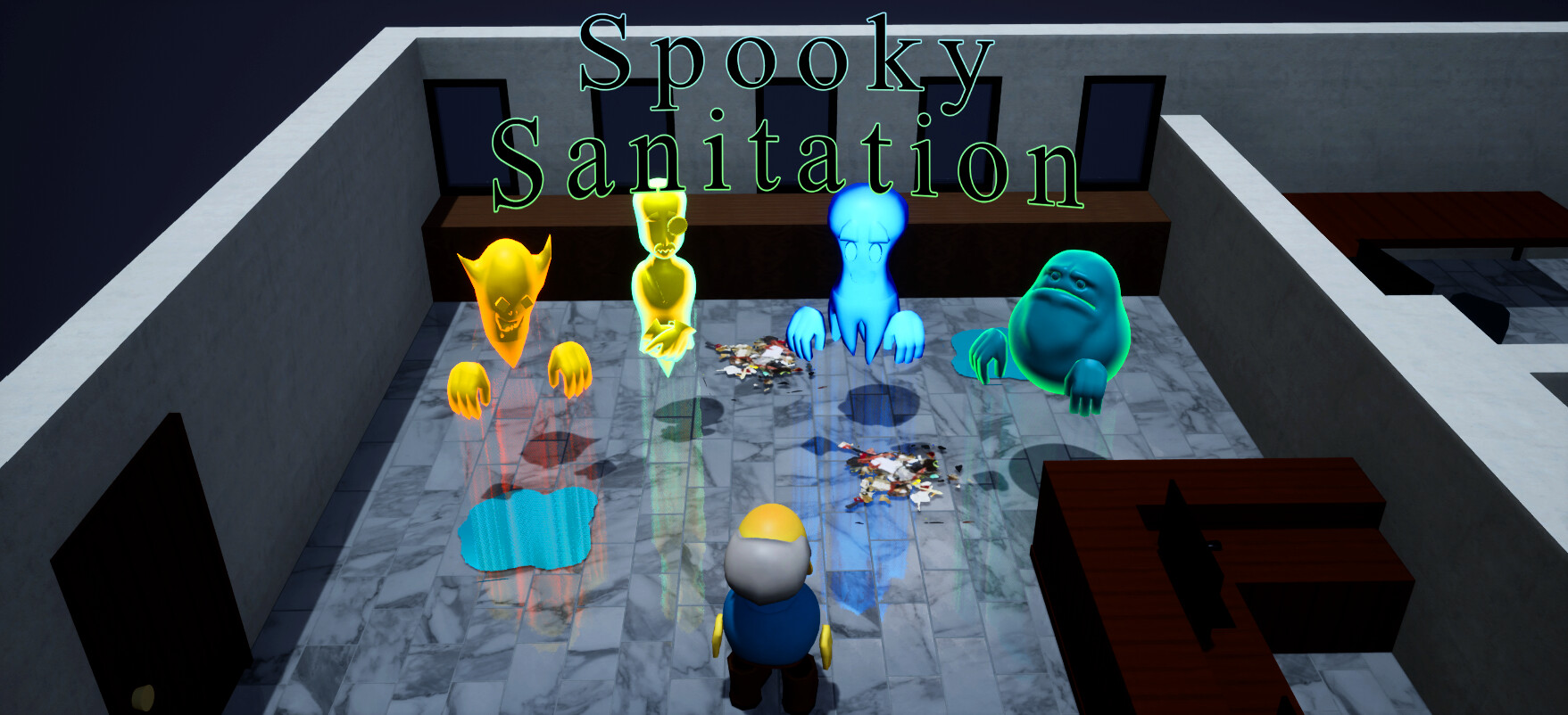ArtStation - Spooky Sanitation Game