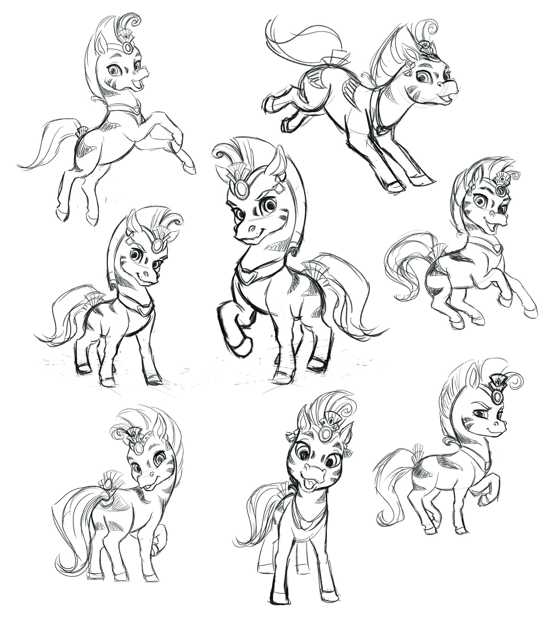 palace pets coloring pages horses realistic