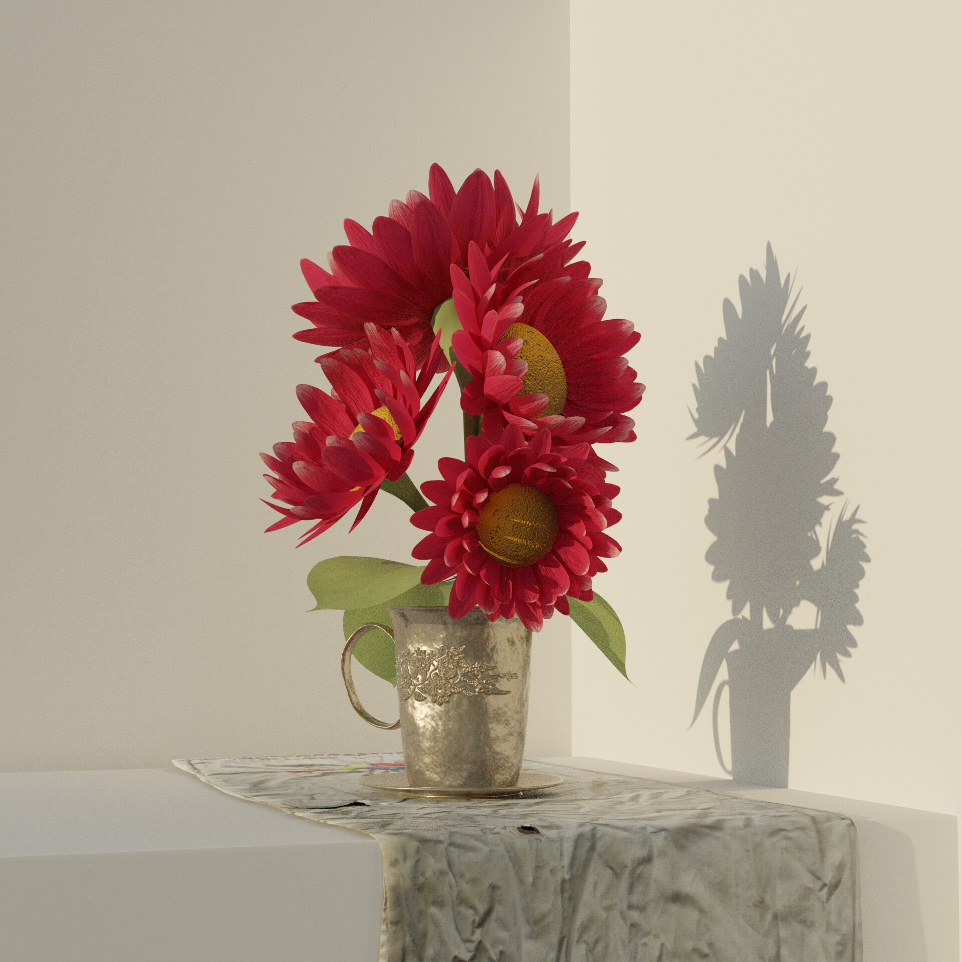 Konstantin Pshenychnyy - Still Life with a Silver Cup