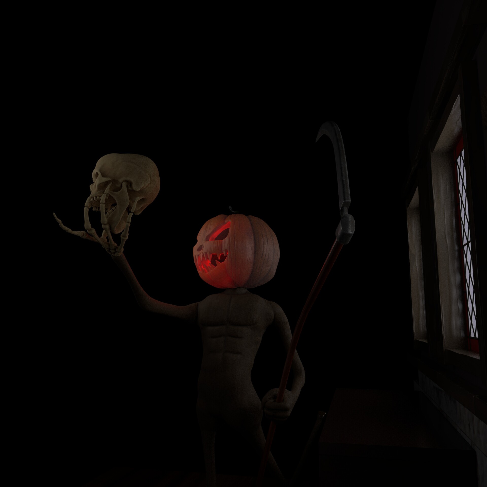 ArtStation - Pumpkin guy