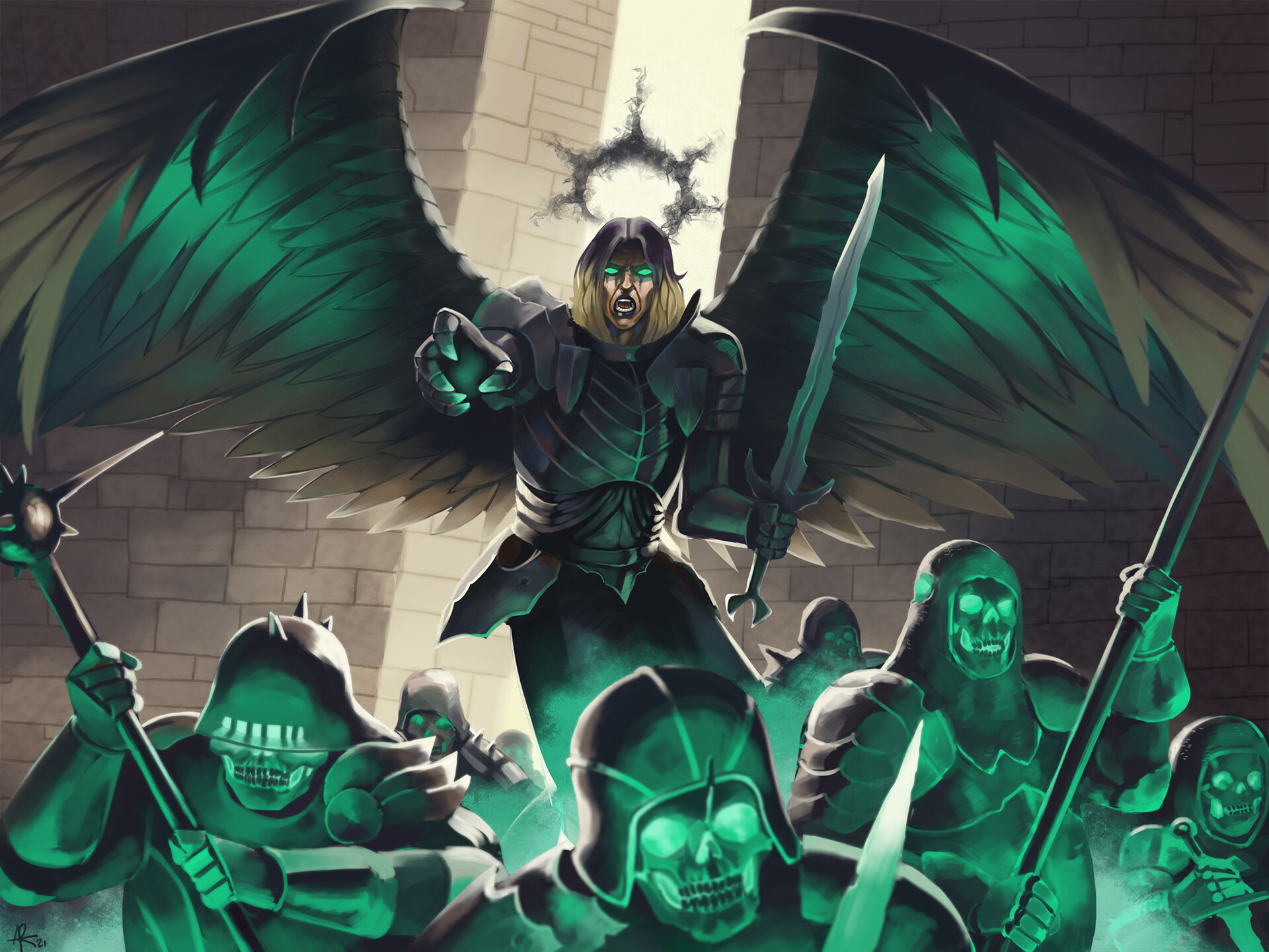 ArtStation - "Fallen Cleric"