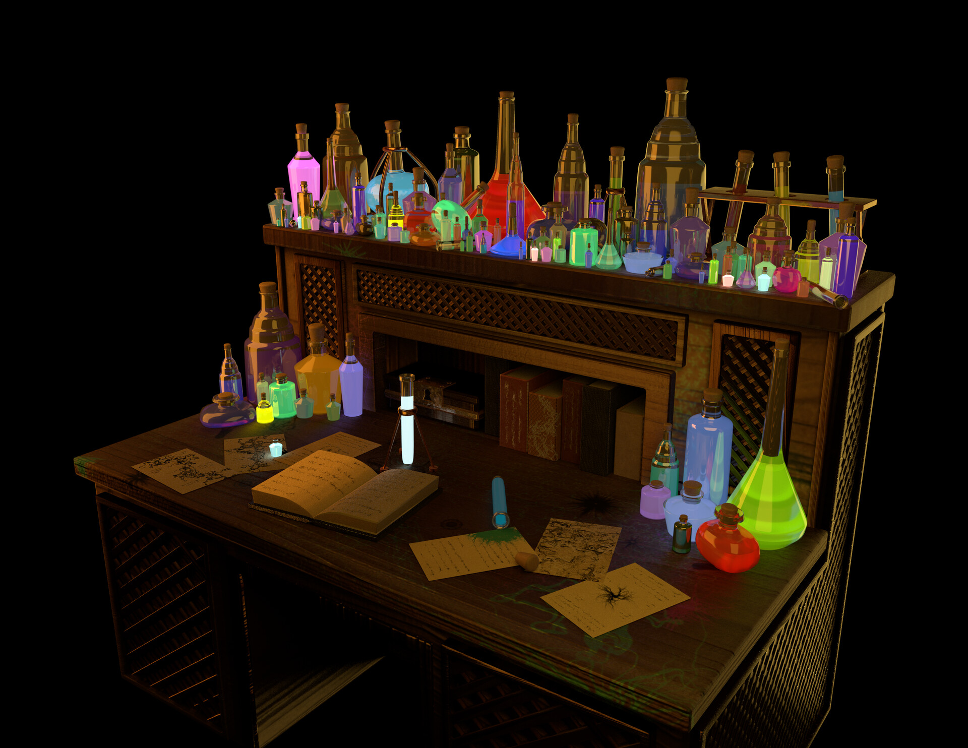 ArtStation - The Alchemist's Desk