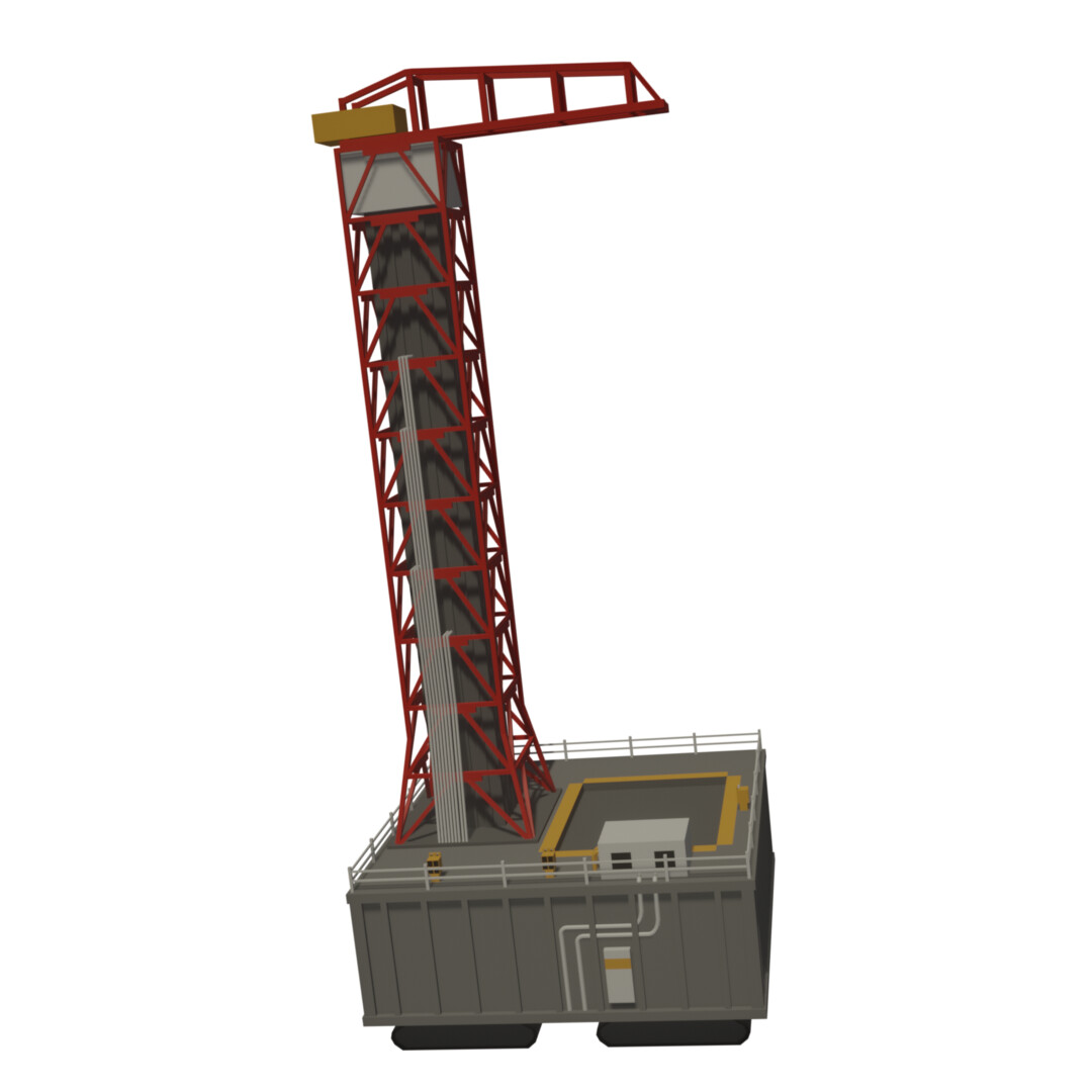 ArtStation - Rocket Launch Base Game Asset