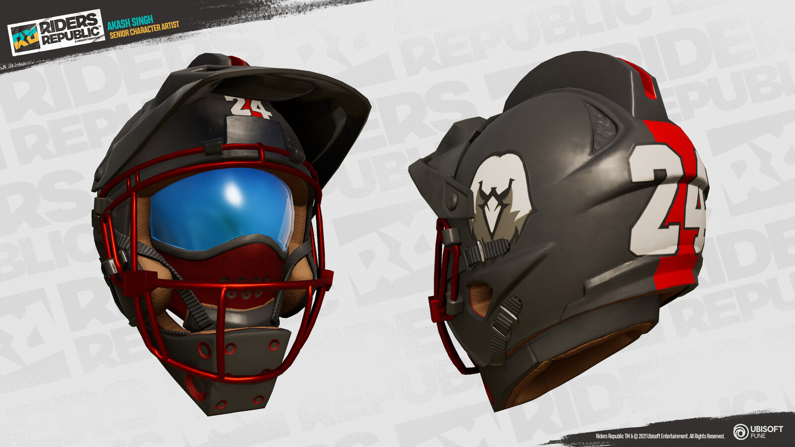 Akash Singh - Cornerback Red Helmet - RIDERS REPUBLIC