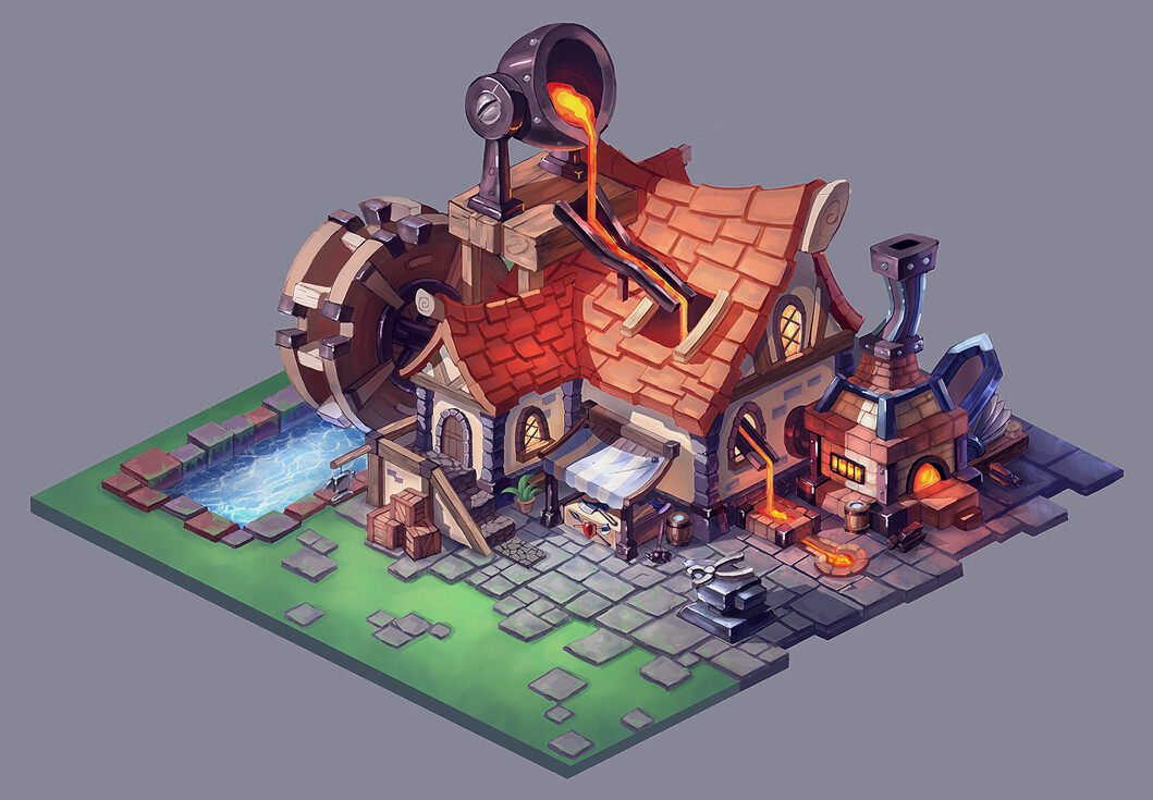 ArtStation - Blacksmith shop