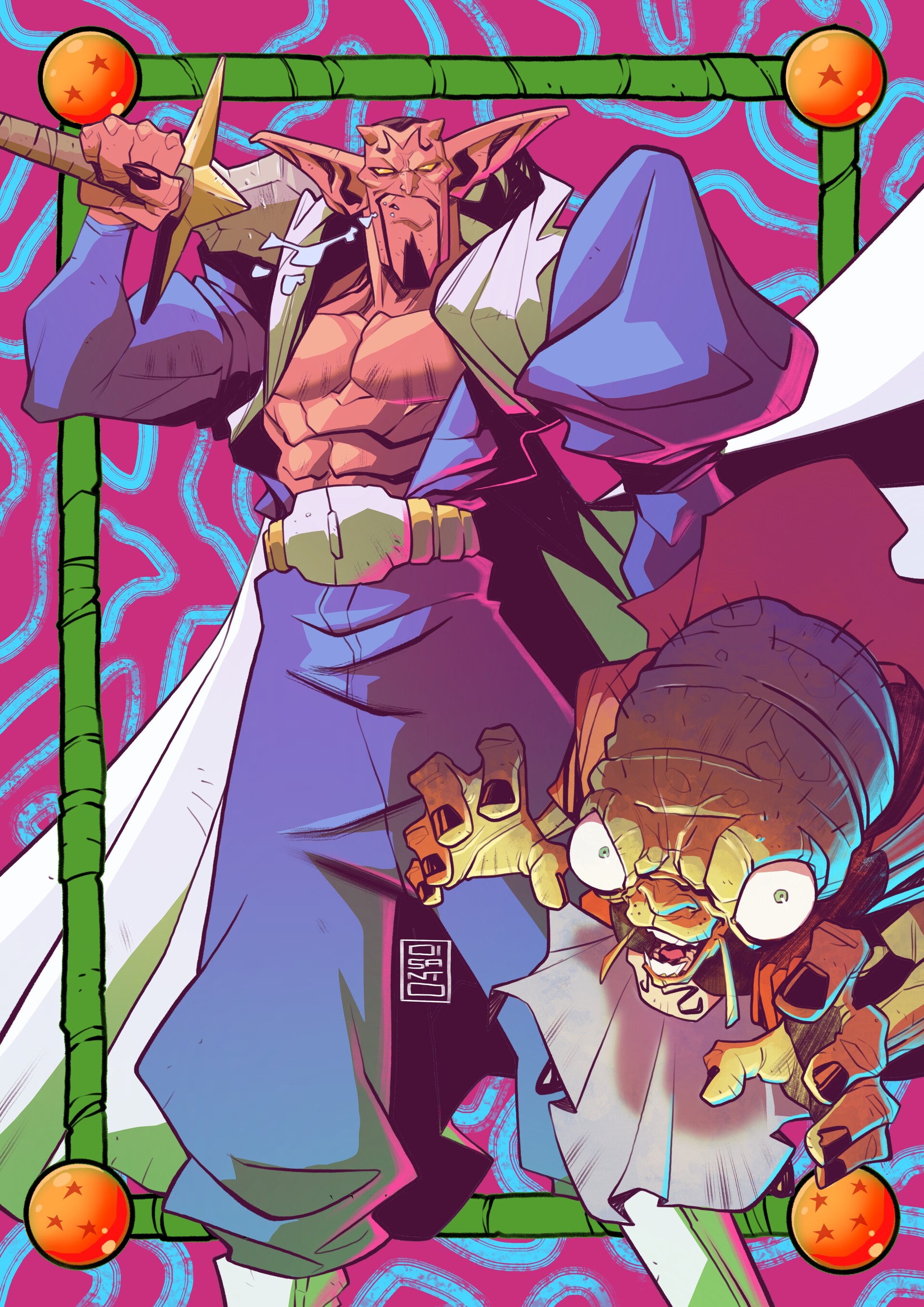 ArtStation - Dragon Ball Z Villains - Darbula & Babidi