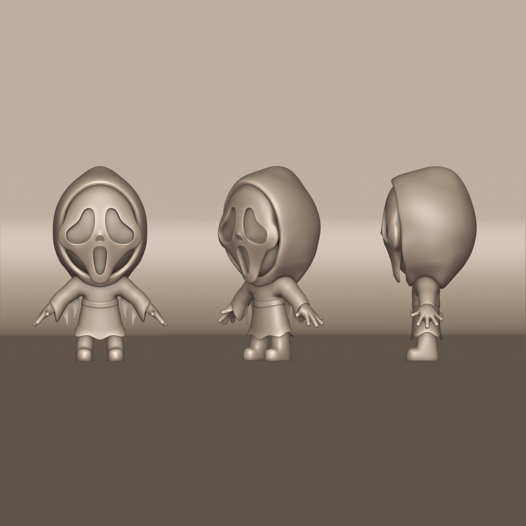 chibi ghostface wallpaper