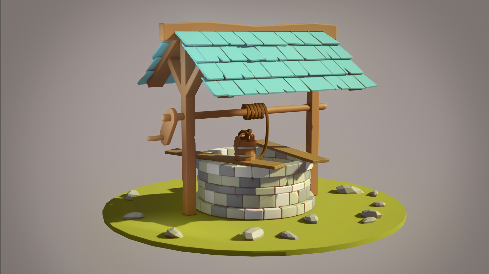 ArtStation - Cartoon Well