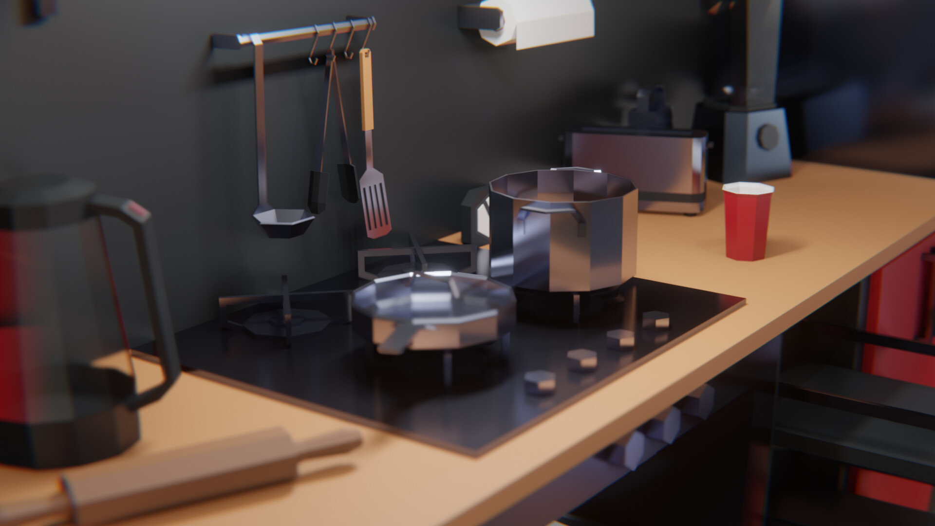 ArtStation - Low Poly Kitchen Pack