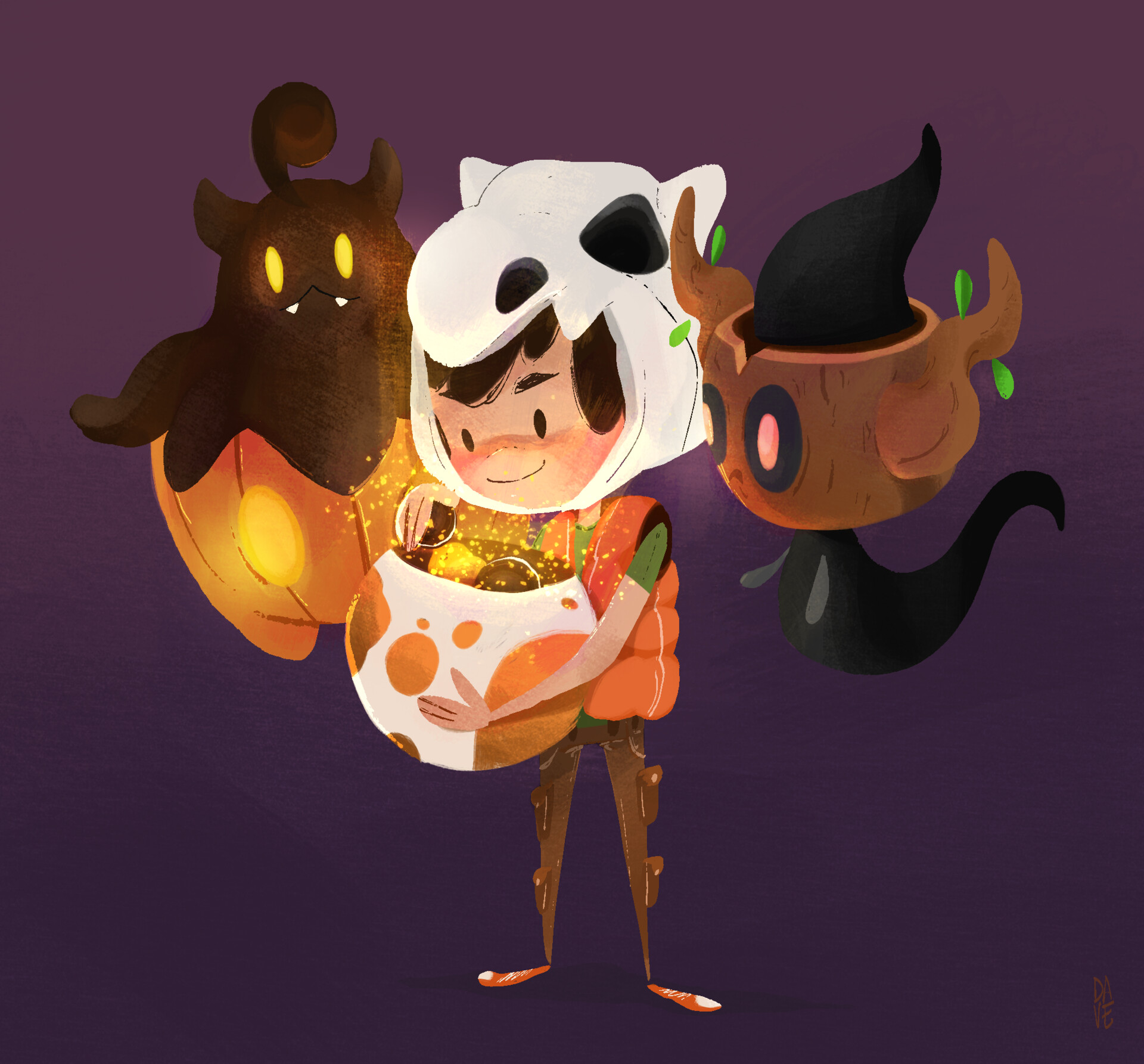 ArtStation - Halloween Pokemon II