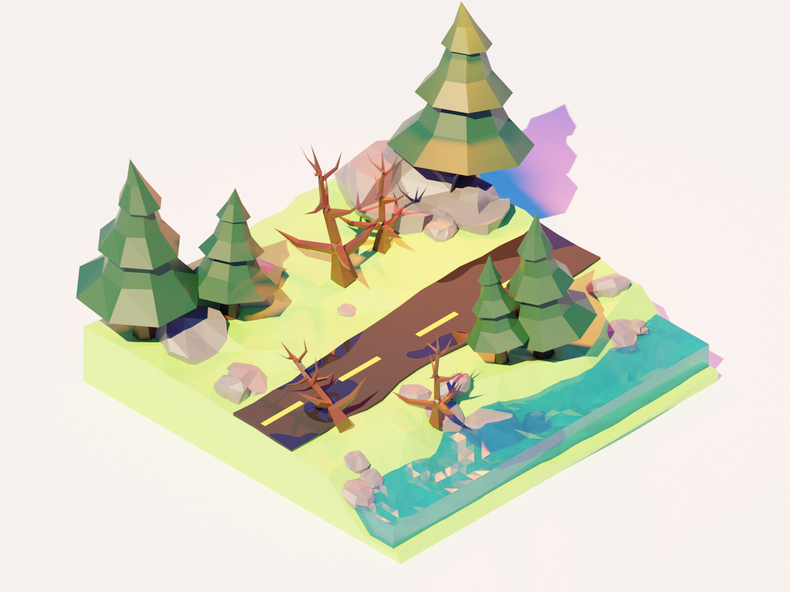 ArtStation - 3D trees