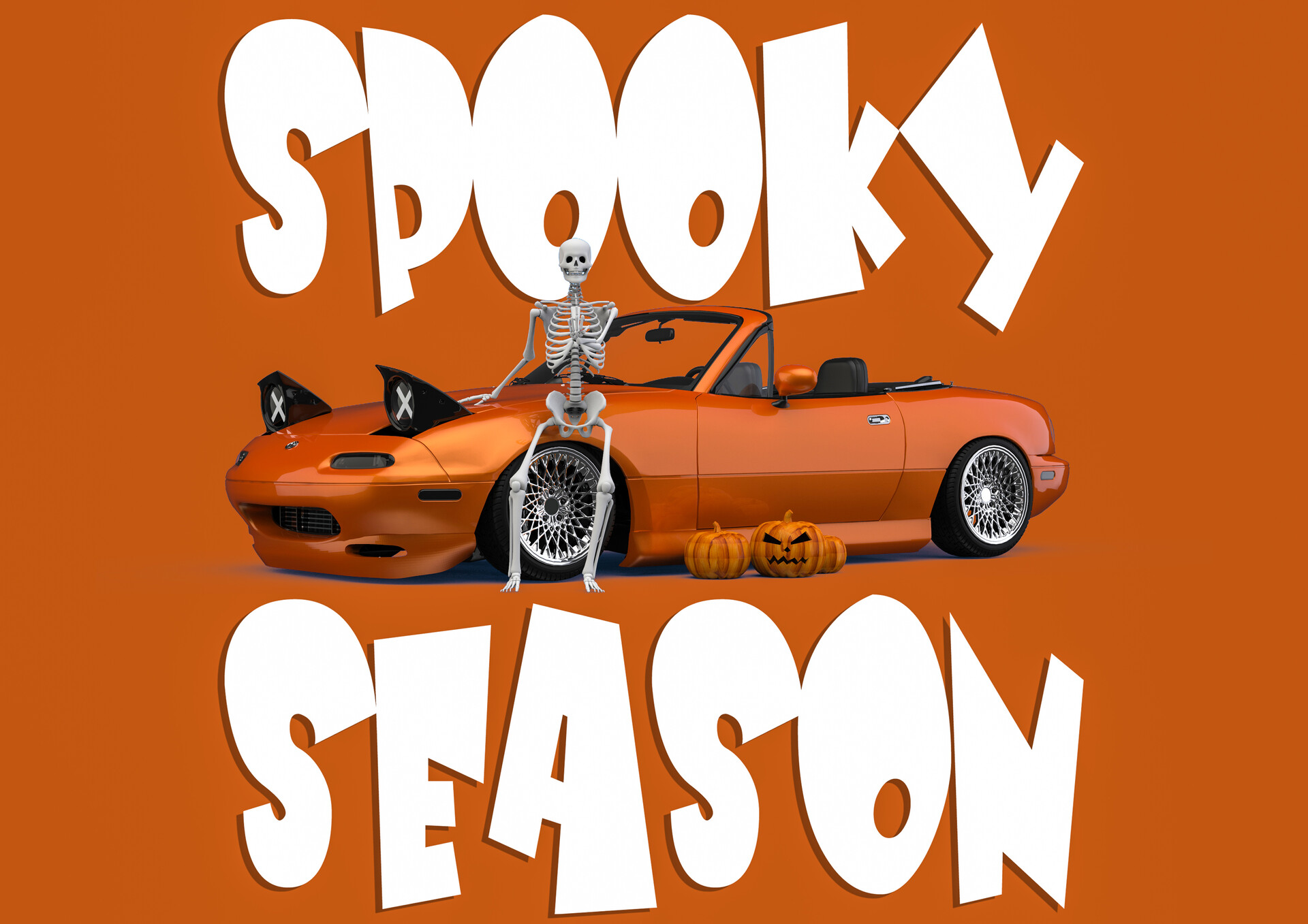 ArtStation - Spooky Season Miata