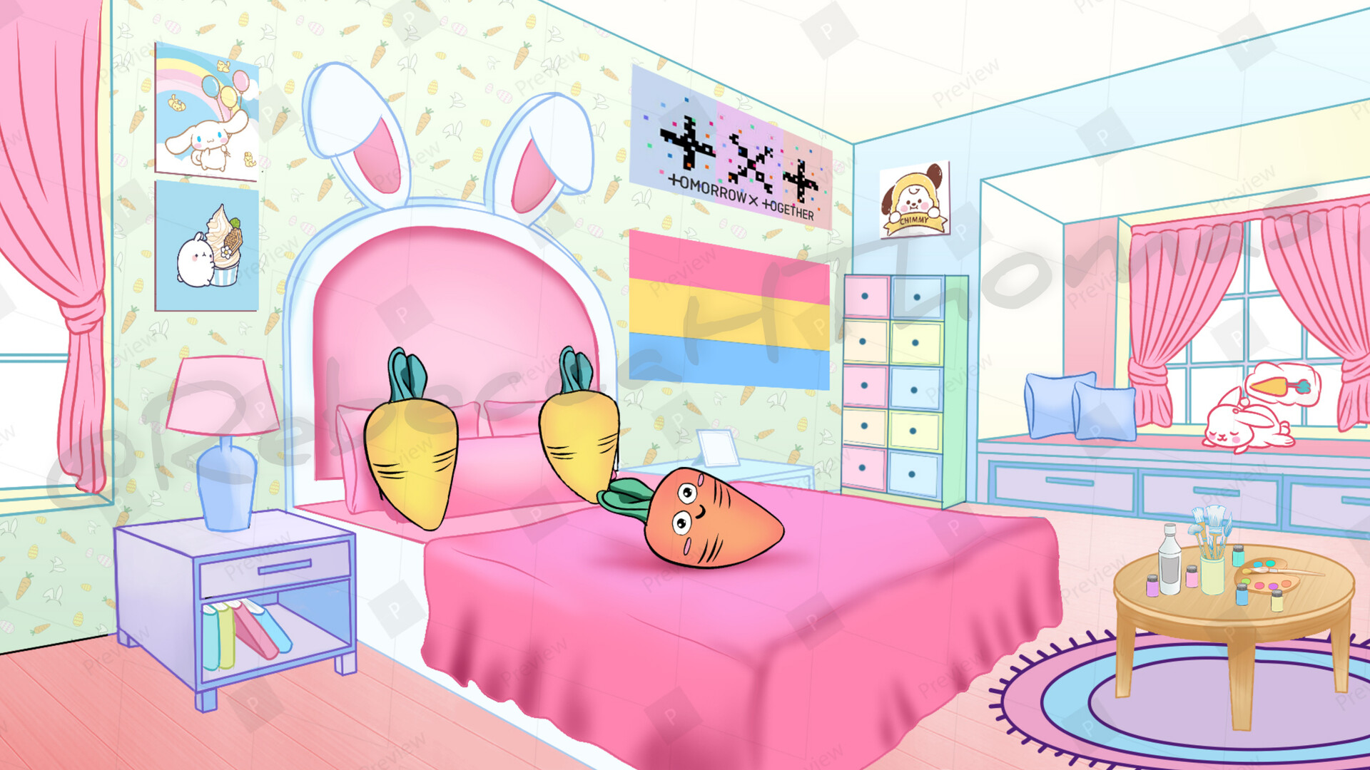 ArtStation - Twitch V-Tuber Background