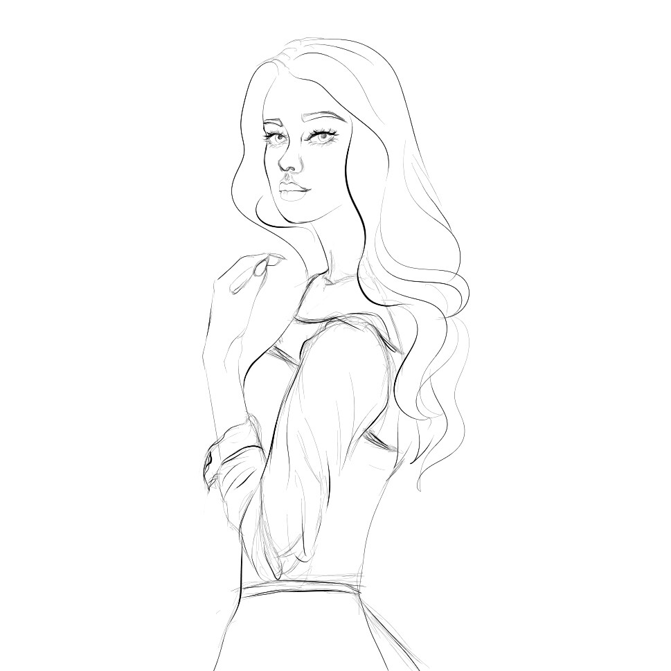 Emily White - Book Character Illustration