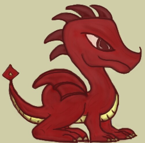 ArtStation - Red Dragon 2D