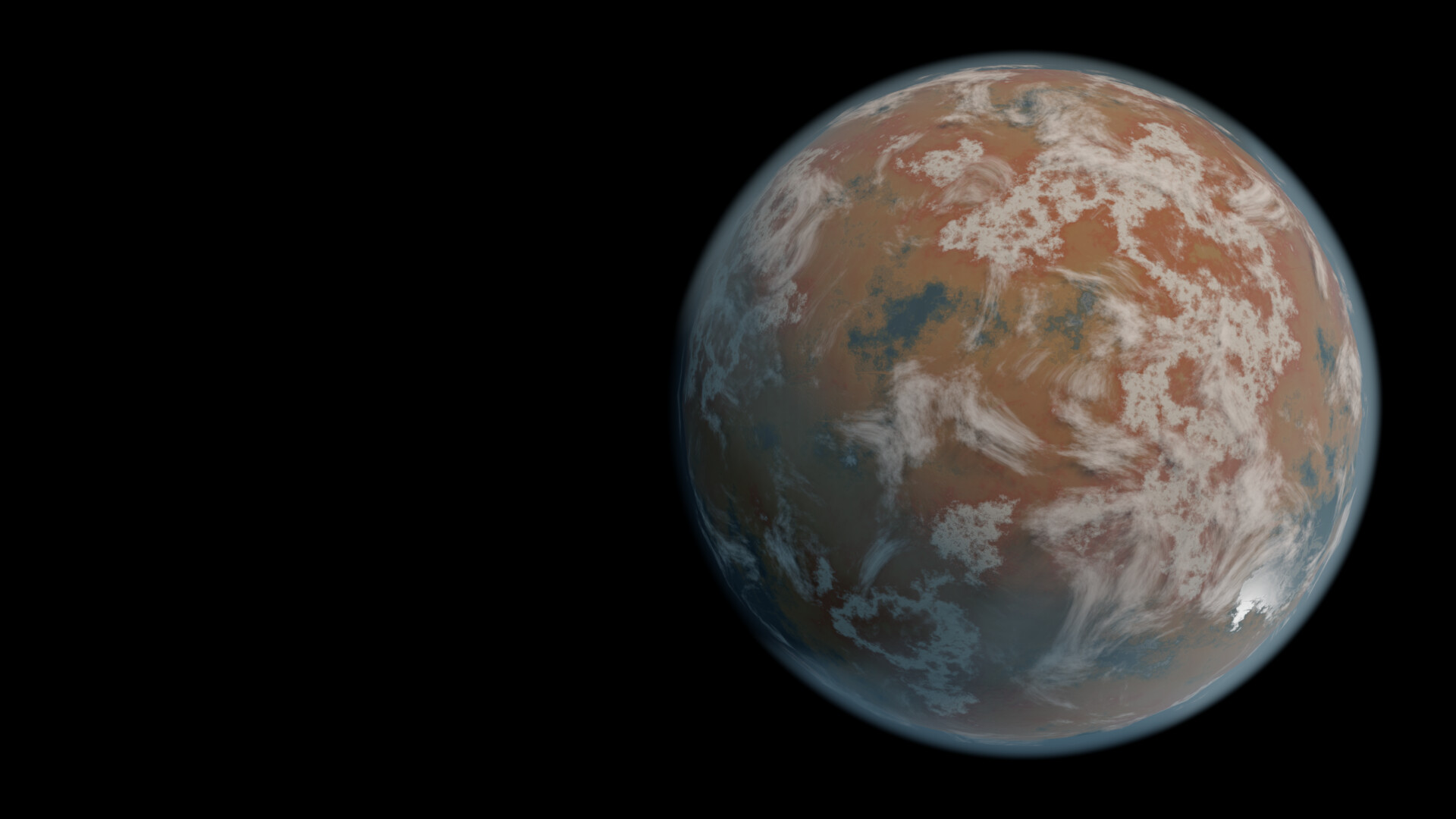 ArtStation - Blender Arid Planet