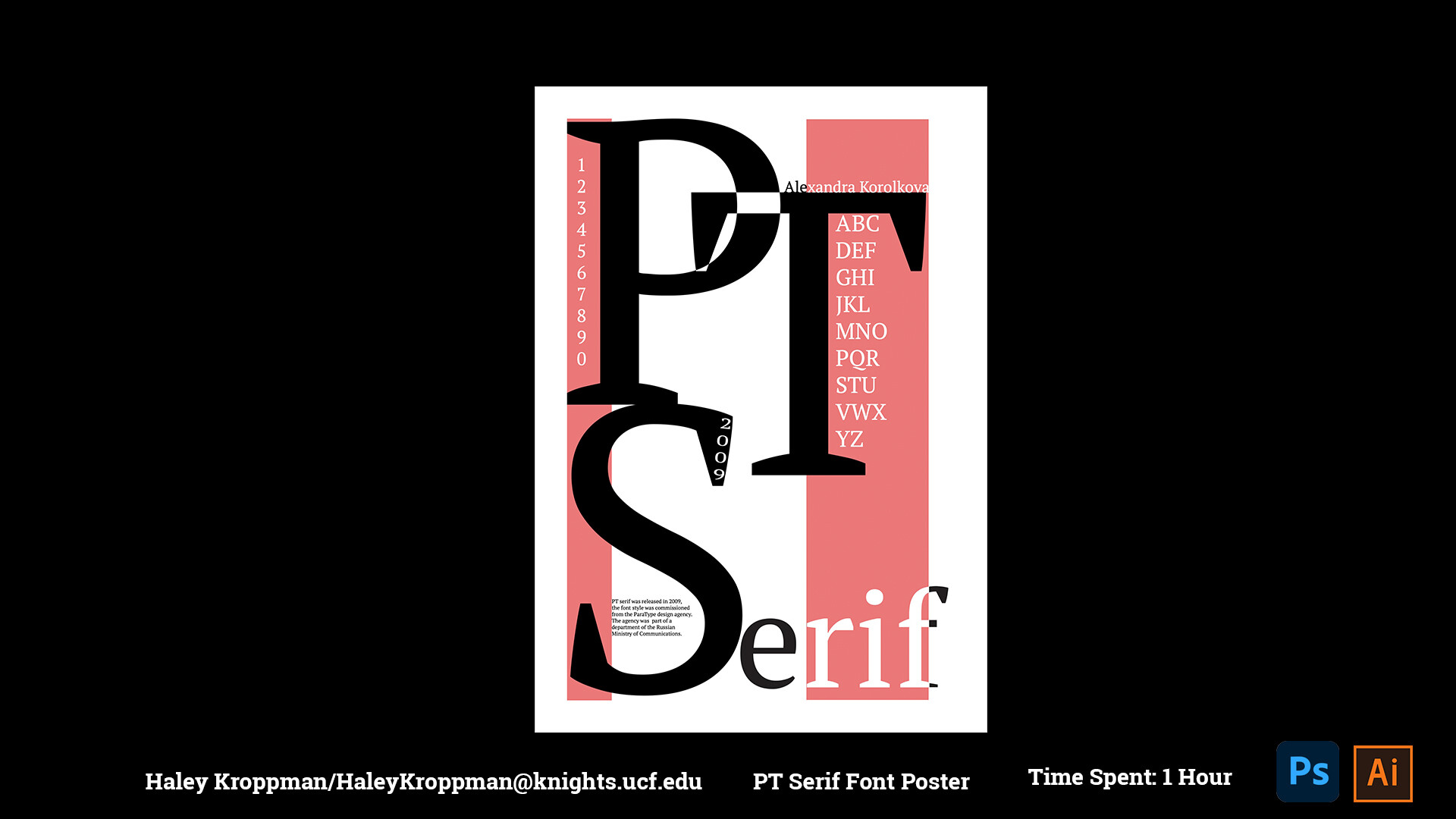ArtStation - PT Serif Font Poster