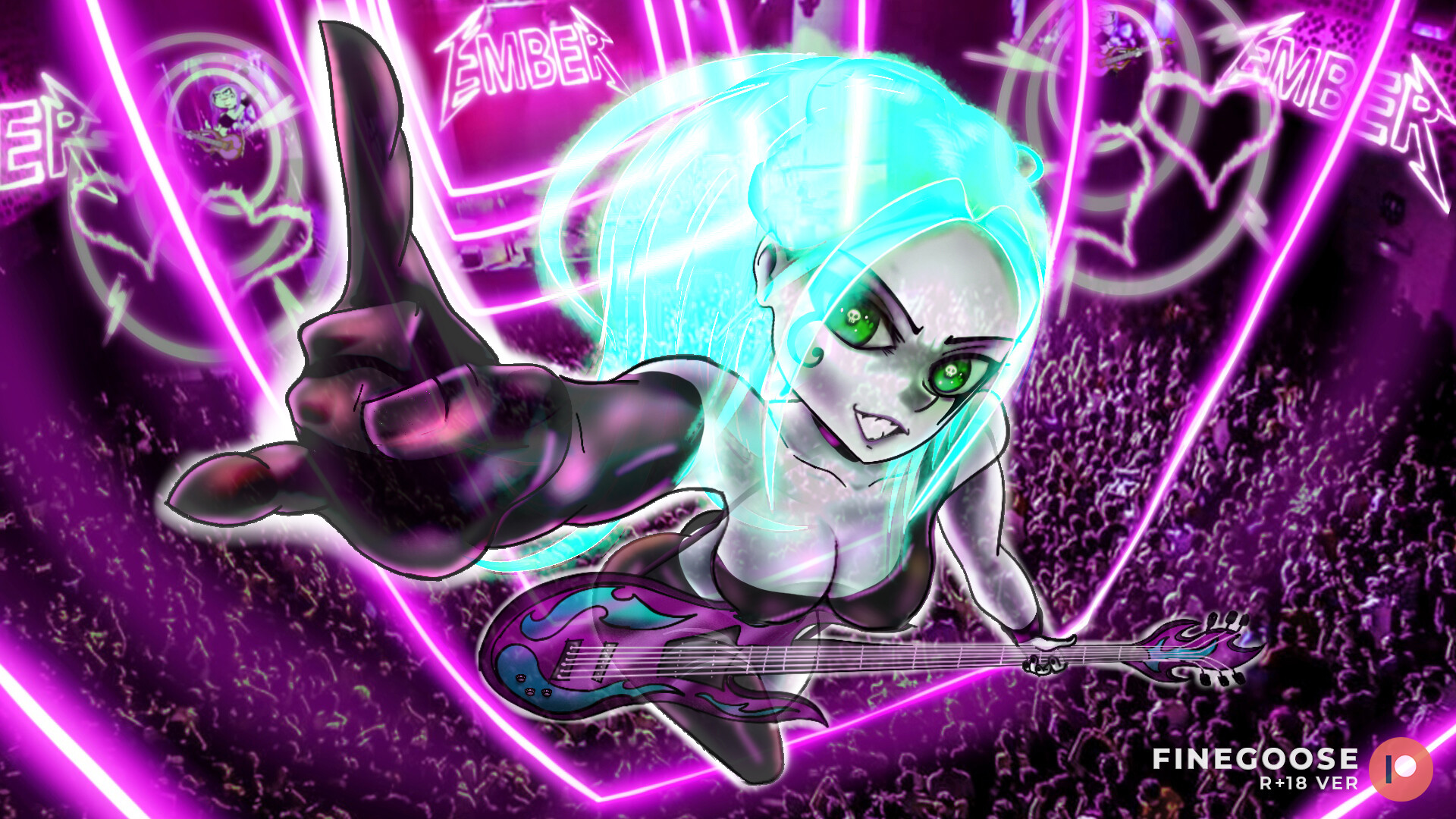 ArtStation - Ember McLain | Danny Phantom Illustration