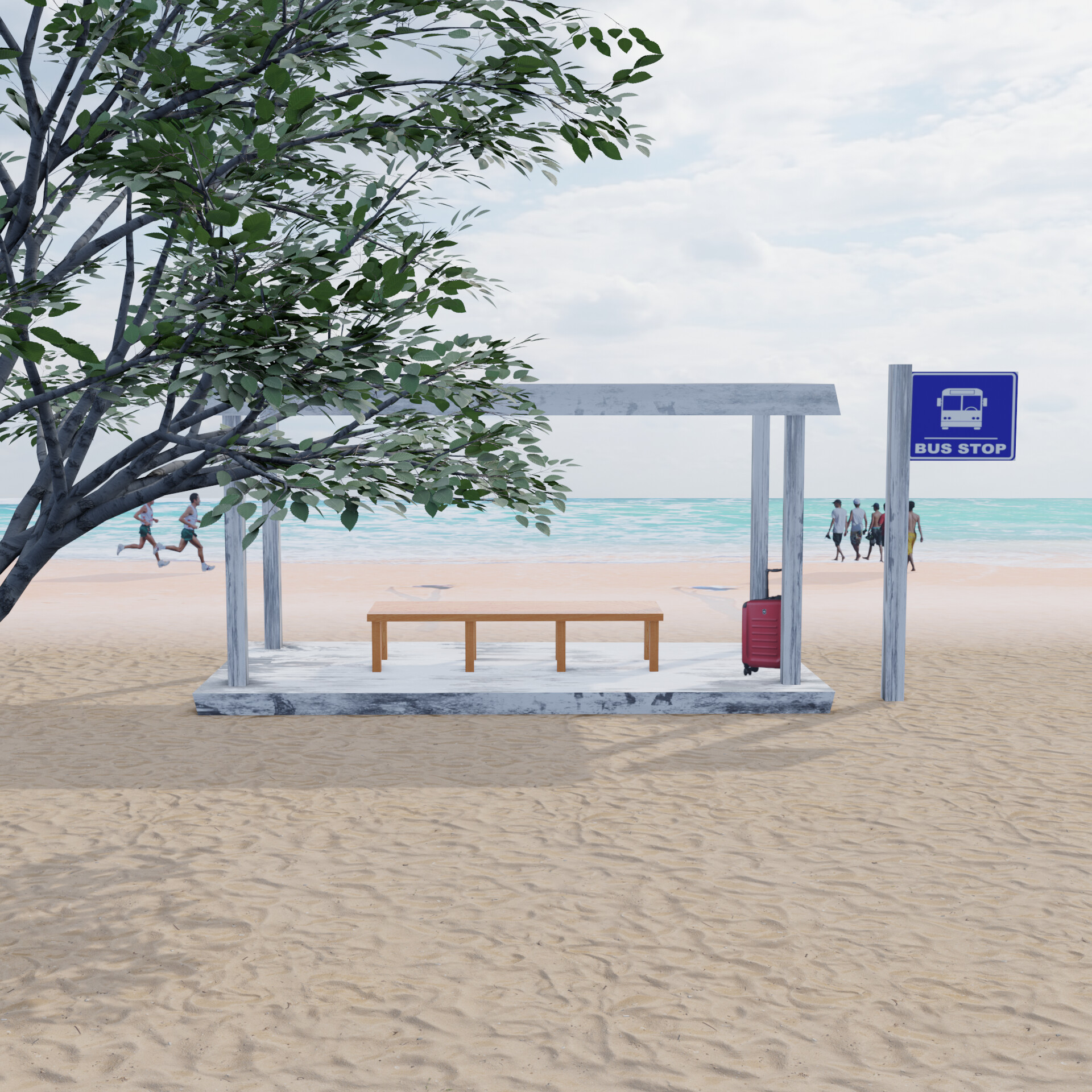 Abdudream - Blender Beach artwork
