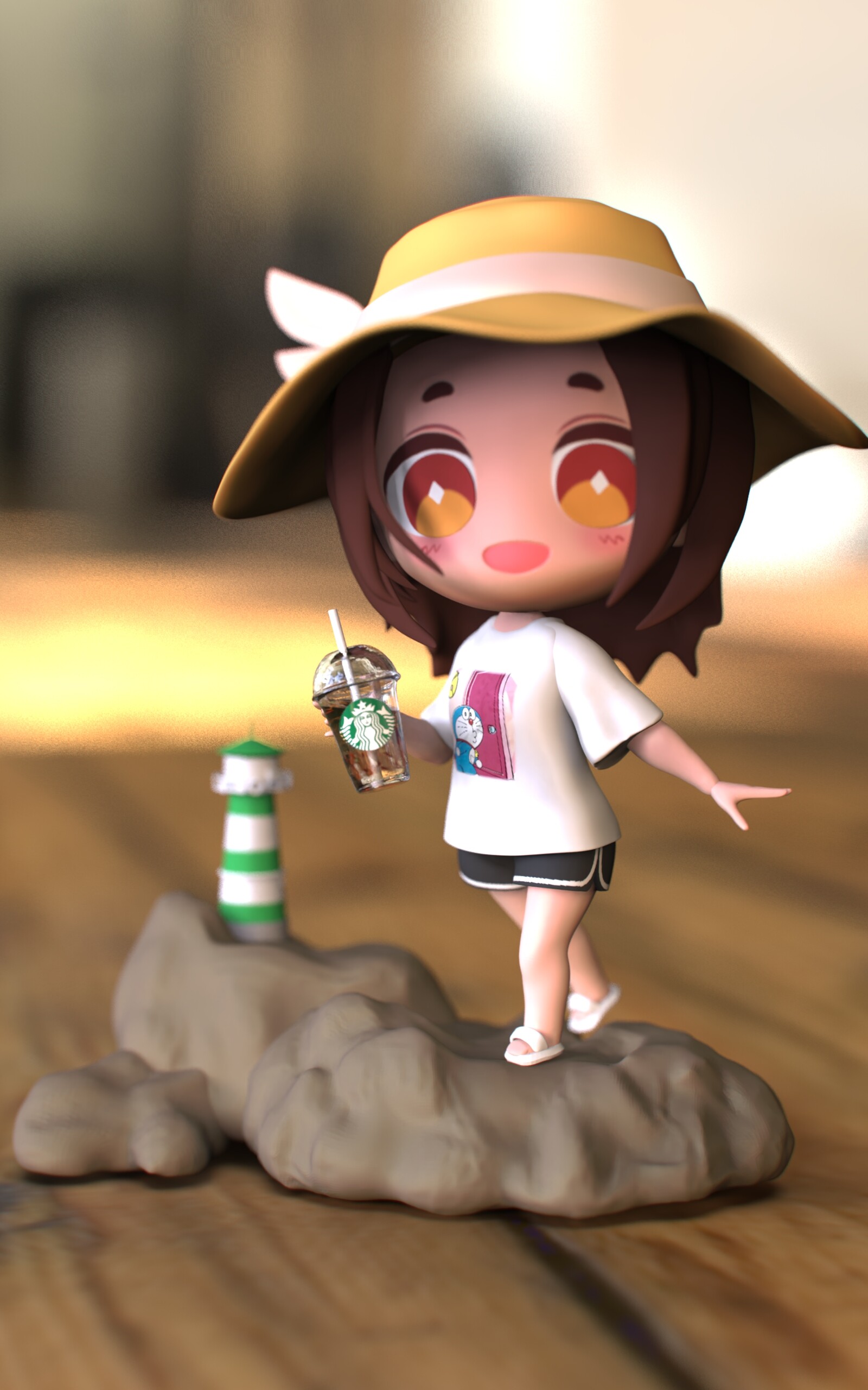 ArtStation - Girl&lighthouse