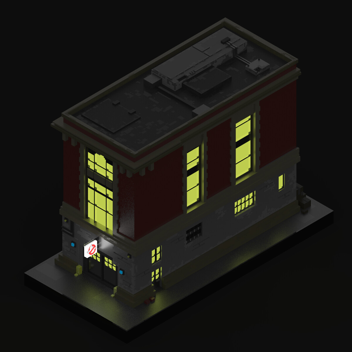 ArtStation - Ghostbusters Firehouse