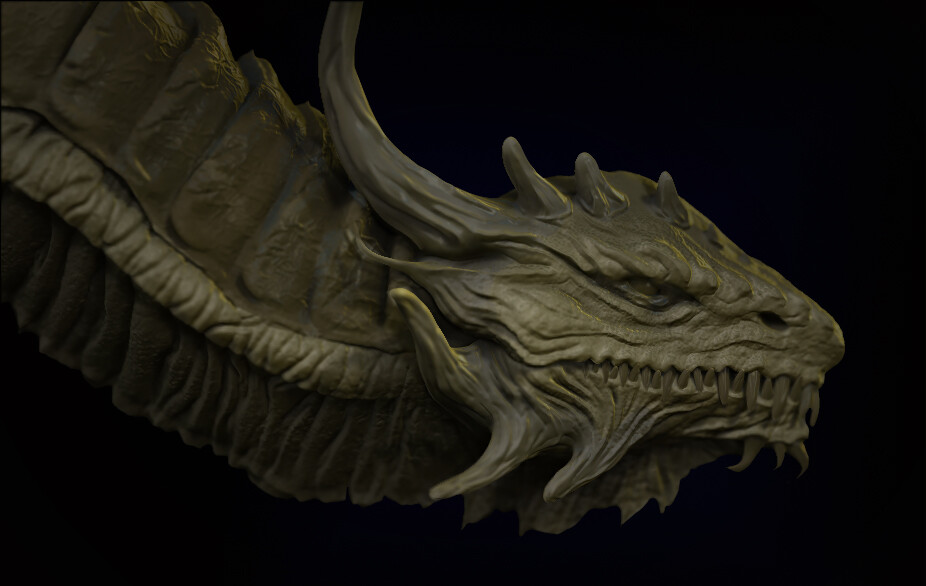 ArtStation - Dragon Sculpt